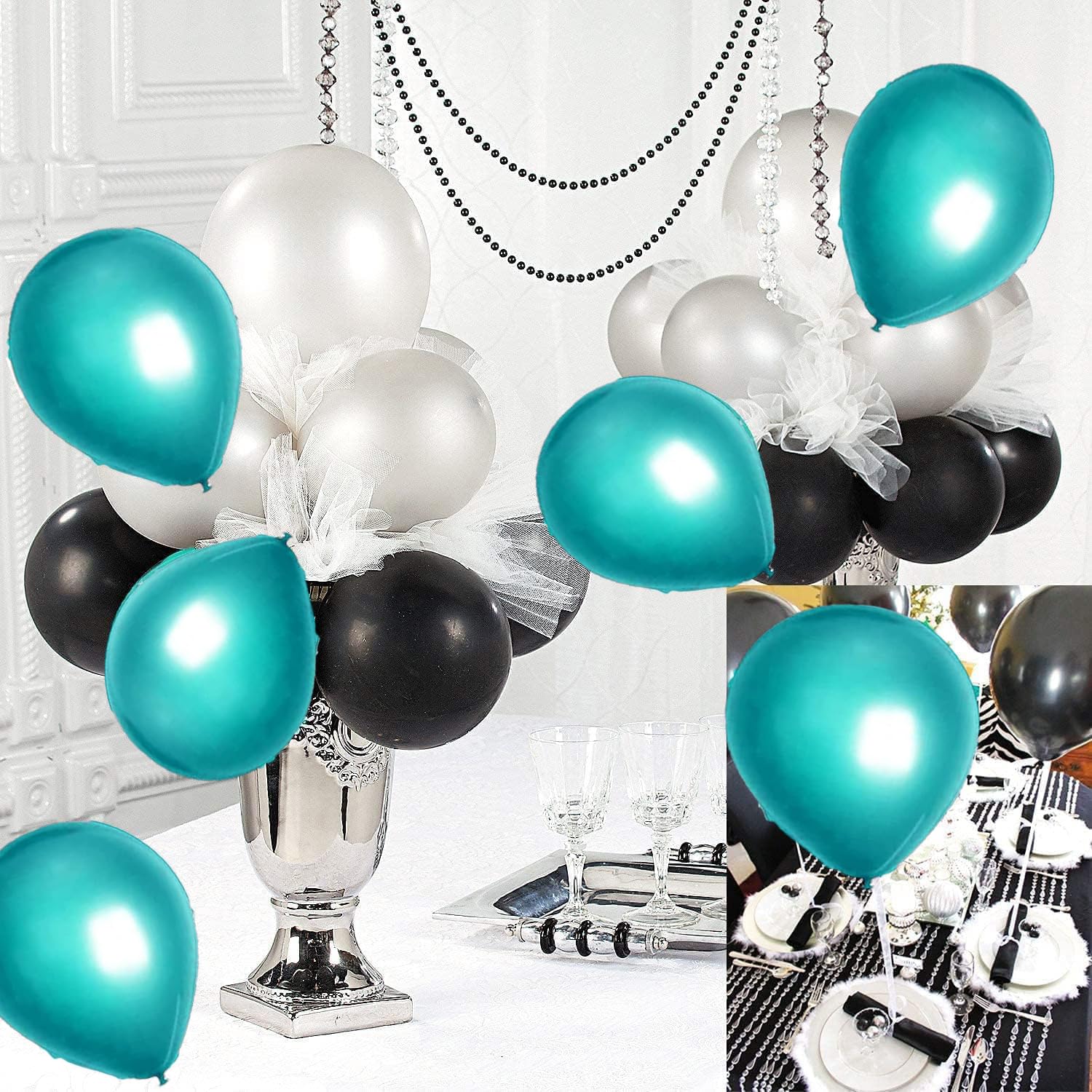 Turquoise And Silver Graduation Centerpieces The 25 Best Graduation