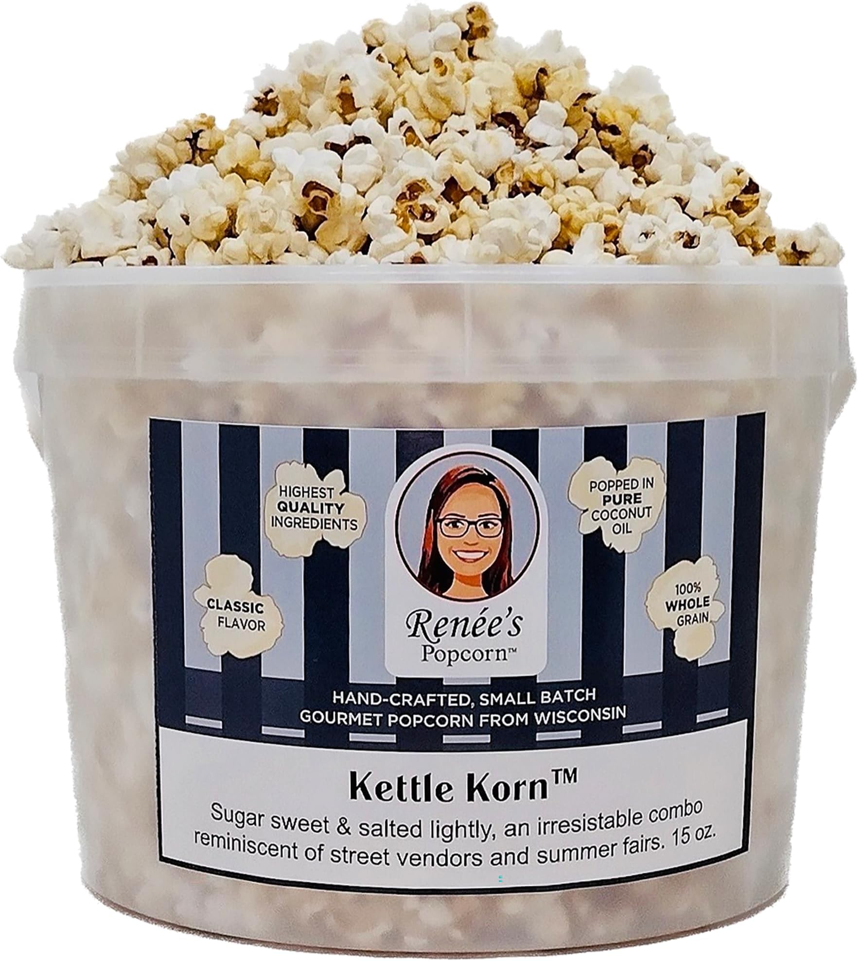 Amazon.com: Renée’s Kettle Korn™ Gourmet Popcorn - sugar sweet, salted ...