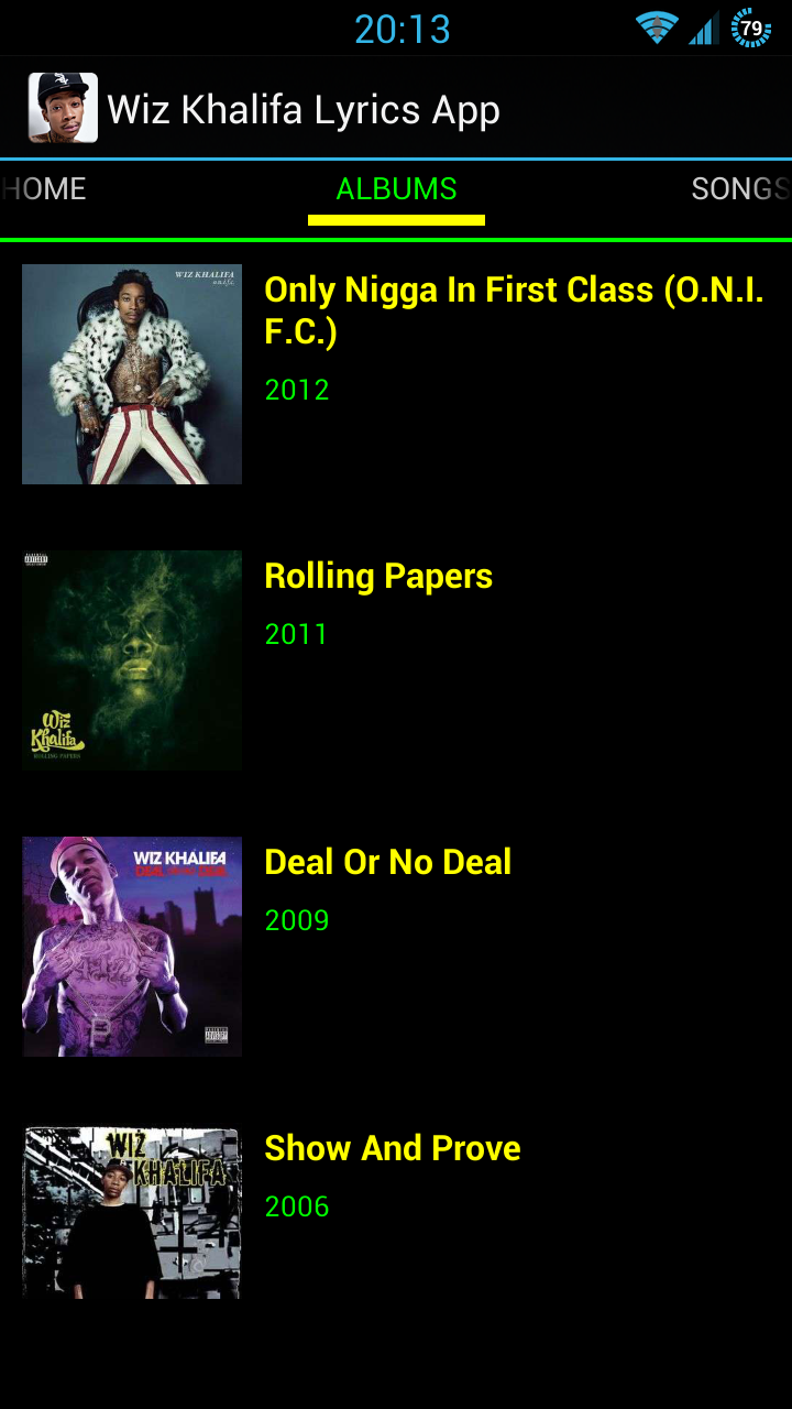 Wiz Khalifa Show And Prove Tracklist