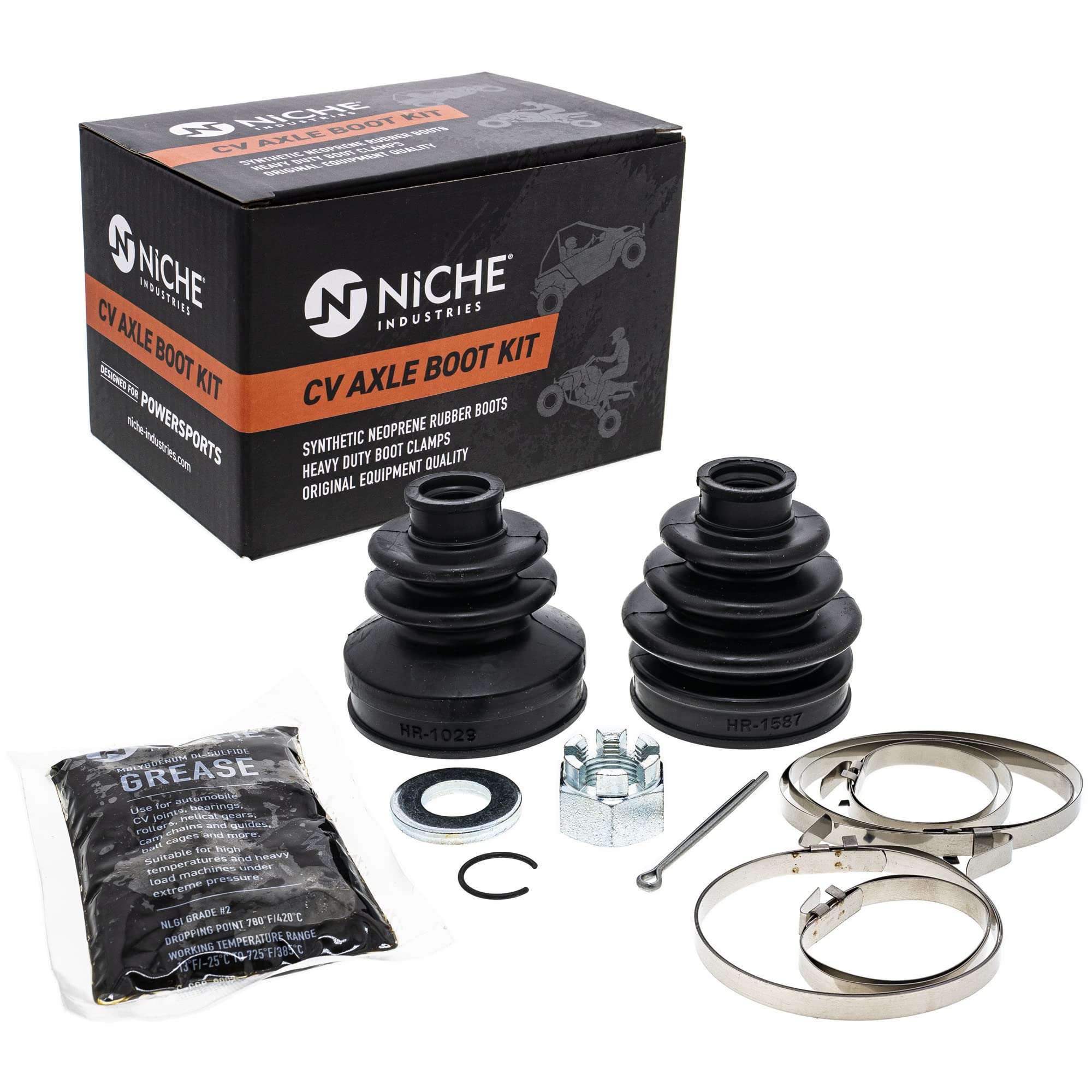 NICHE Front CV Axle Boot Kit For Can-Am 705400126 705400127 400 500 ...
