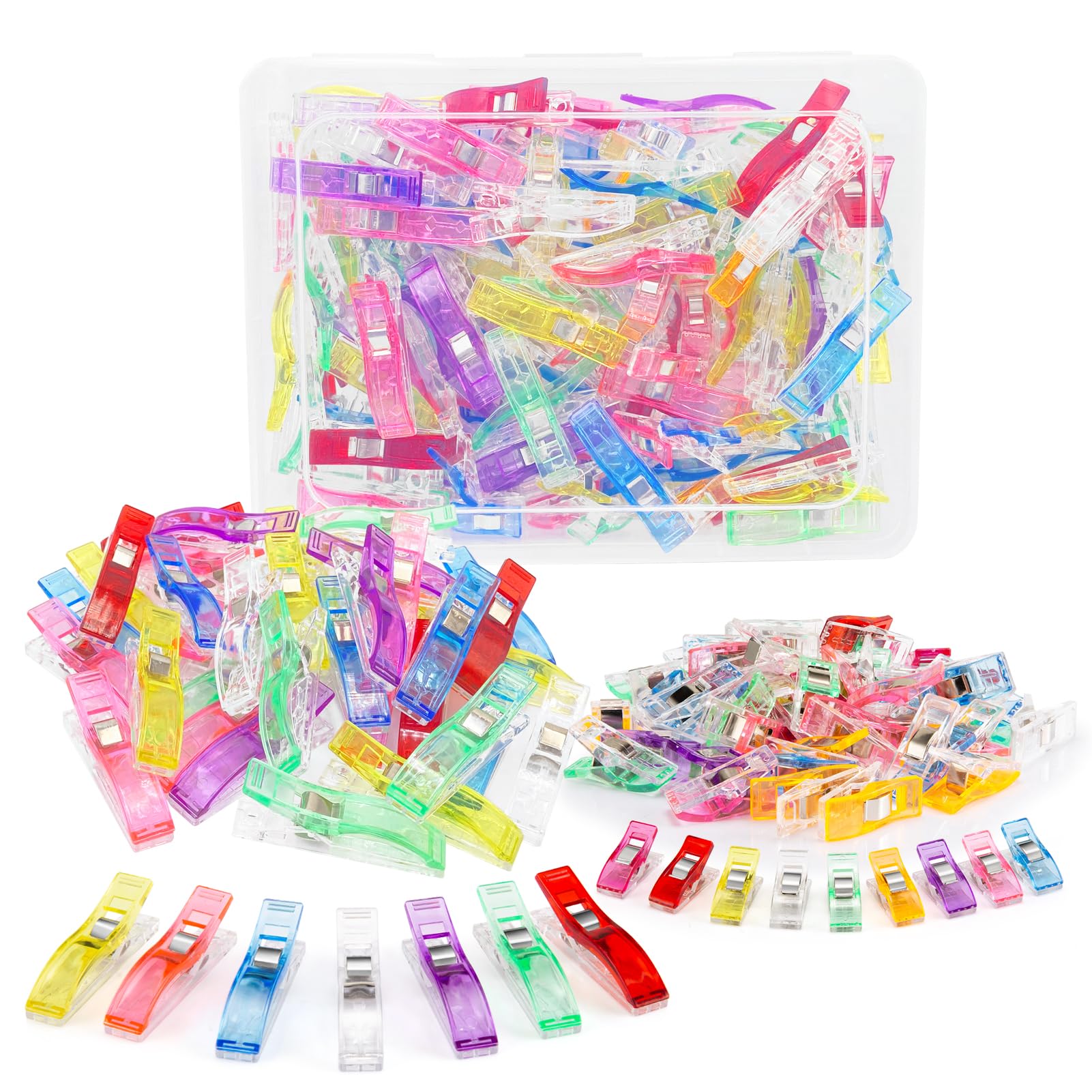 Amazon.com : Doukey 200PCS Sewing Clips Fabric Clips Sewing Notions for ...