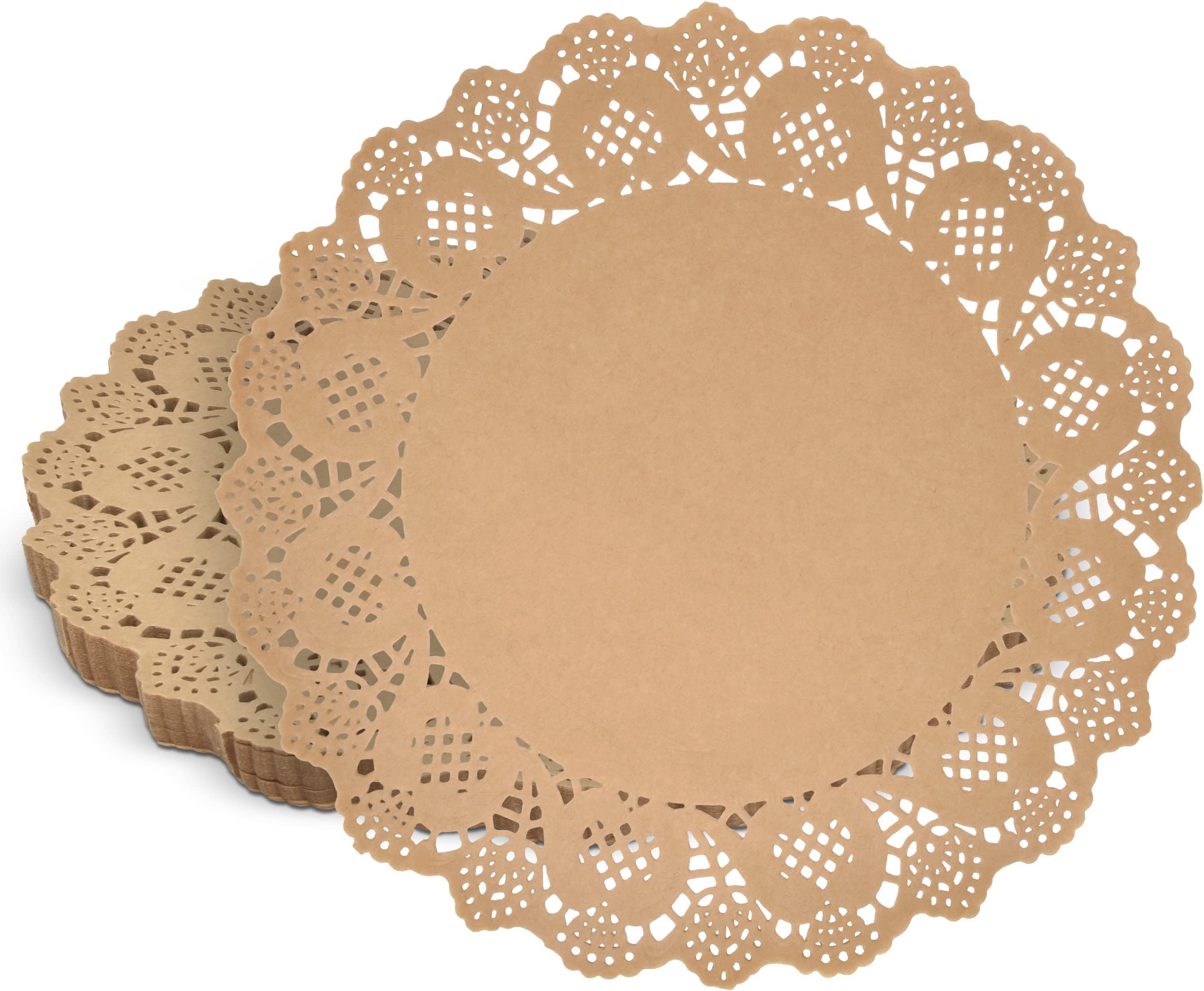 Amazon.com: Gift Boutique 300 Pack Rustic Round Paper Place Mats 12 ...