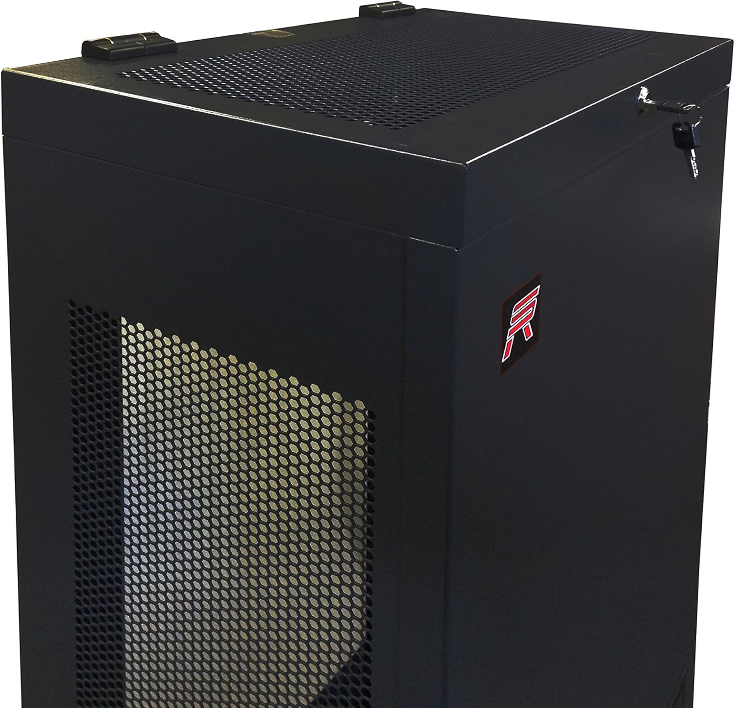 6U Vertical Wall Mount Rack Enclosure 35 Inch Depth Network Server Data ...