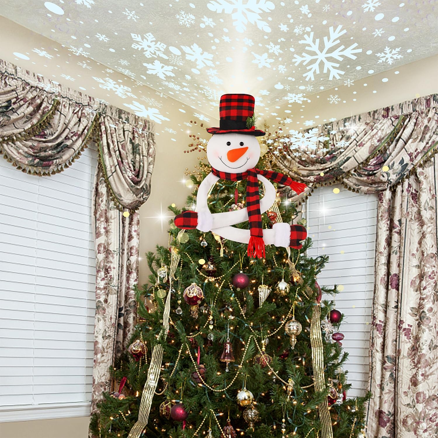 Diy Snowman Christmas Tree Topper DIY Christmas Snowman Decor