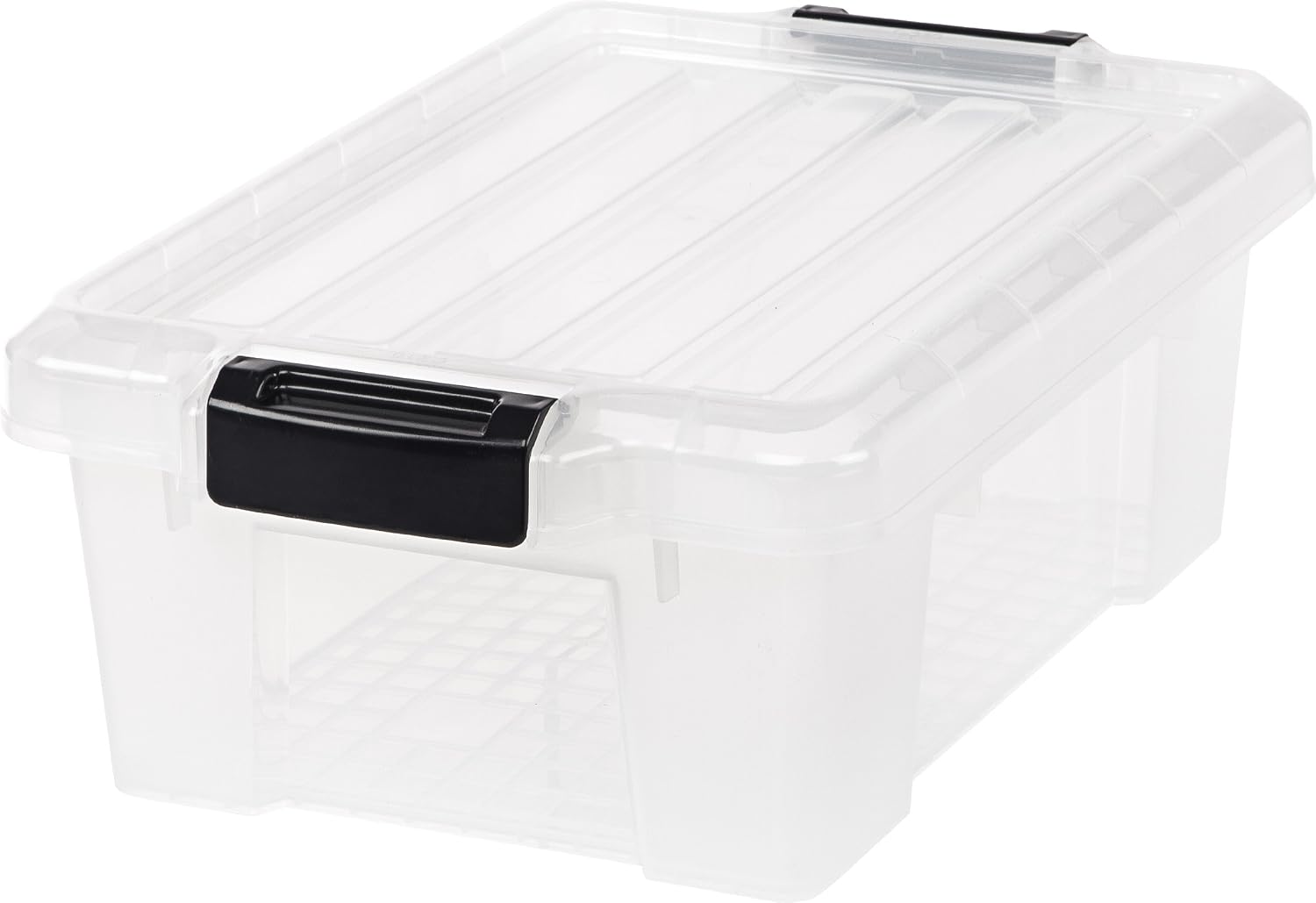 Amazon.com - IRIS 6-Piece Heavy Duty Plastic Latch Tote with Lid, 12-Quart