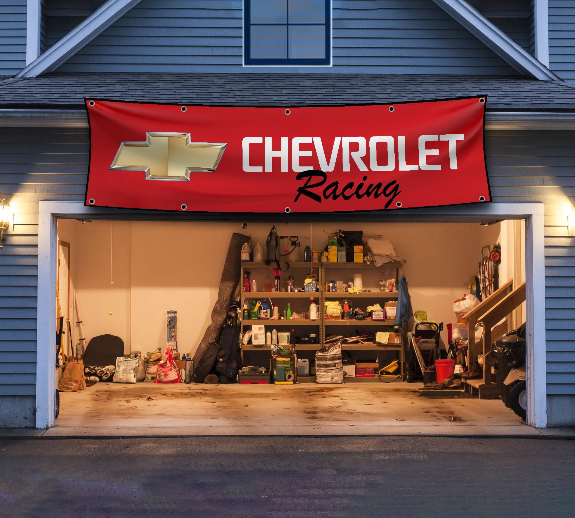 Amazon.com : ENMOON Flag for Chevrolet Chevy Car Truck Racing Banner ...
