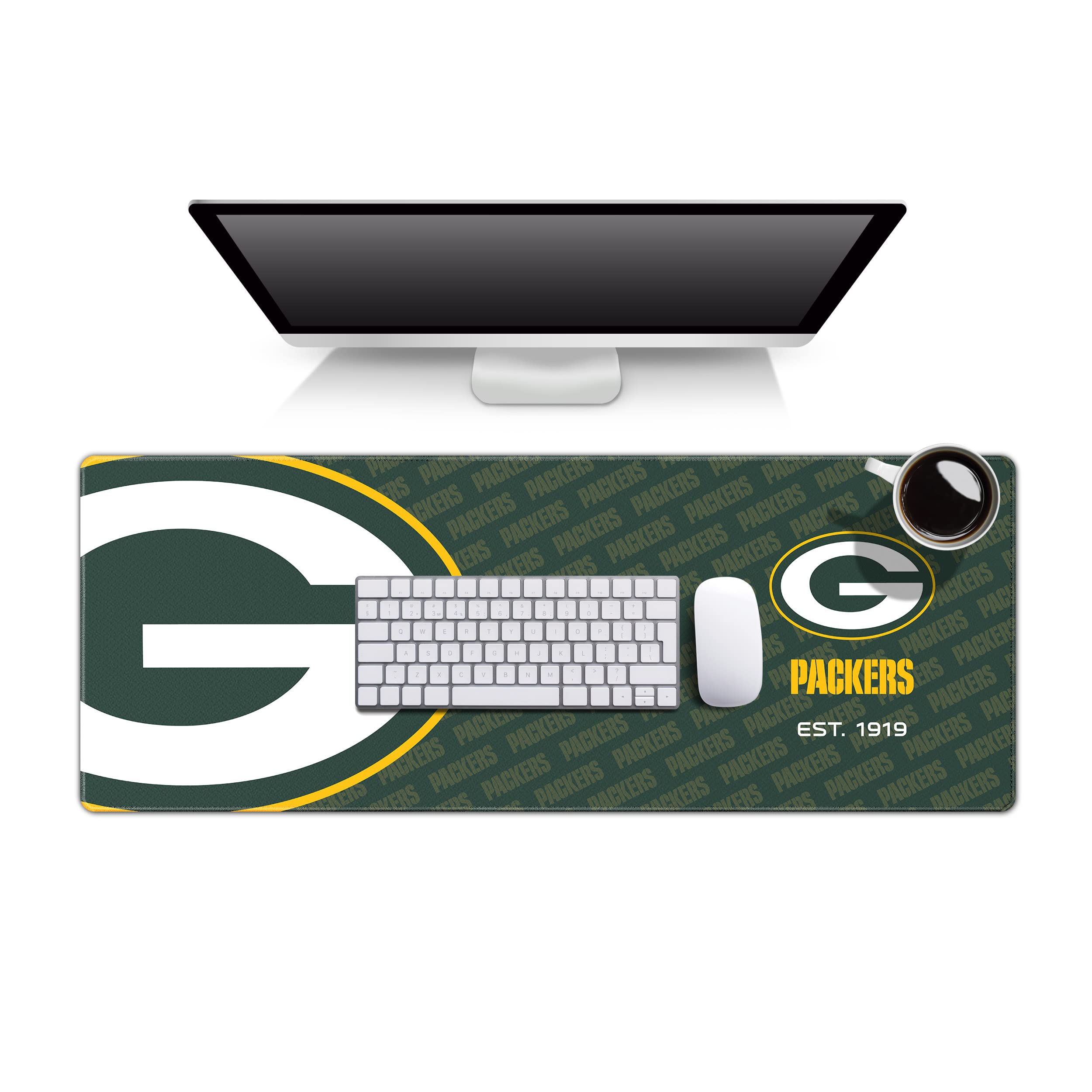 YouTheFan NFL Green Bay Packers Logo Series Desk Pad SMU : Amazon.ca ...