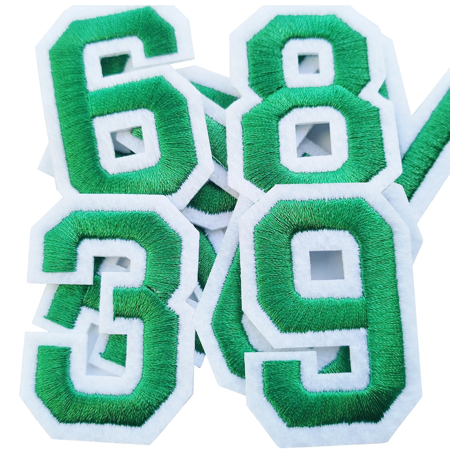 Amazon.com: Bfuee 30 Pieces Iron on Number Patches,Embroidered Numbers ...