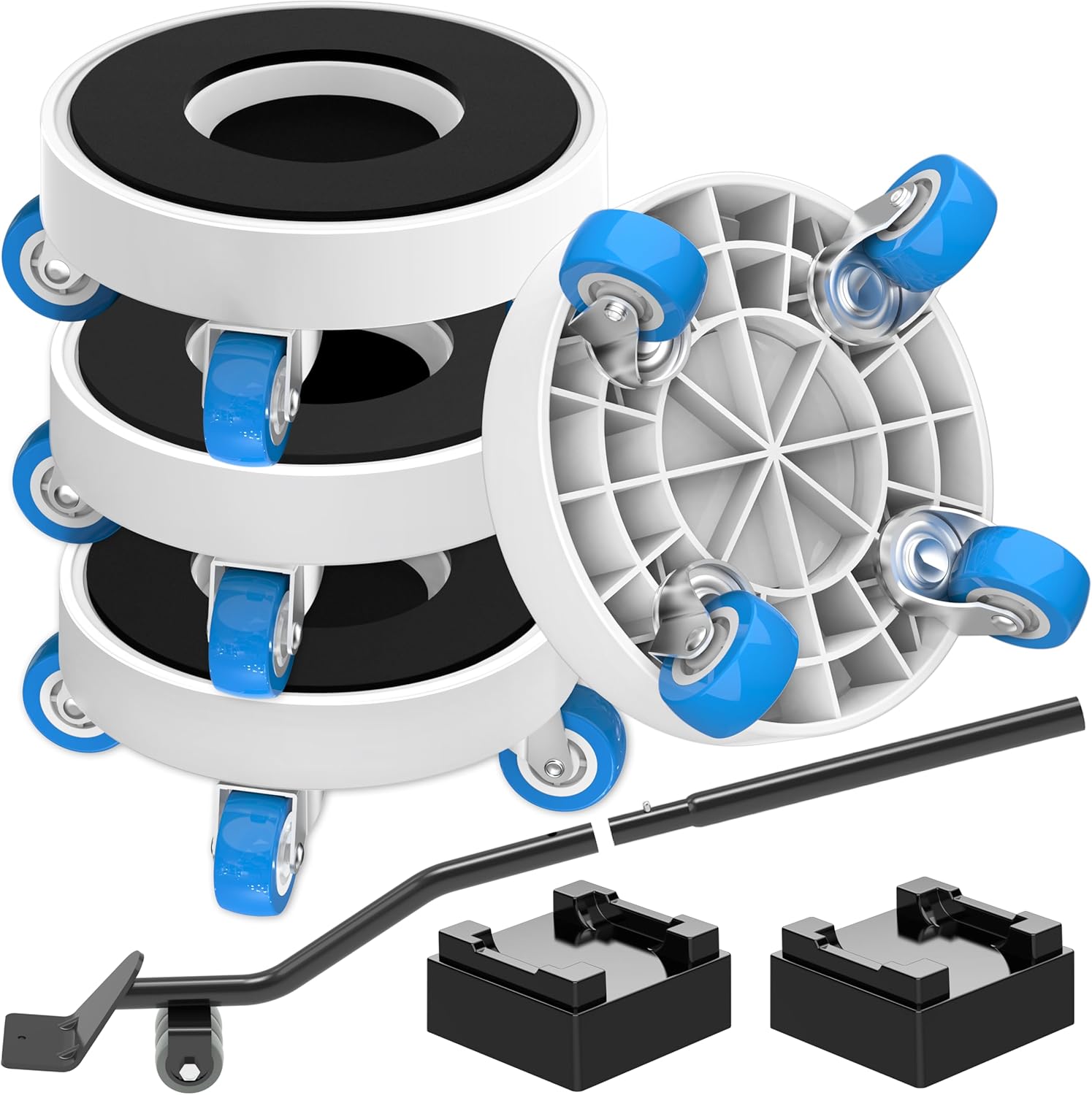 NIUXX Furniture Slider with Lifter: Round Furniture Mover with 1.25 ...