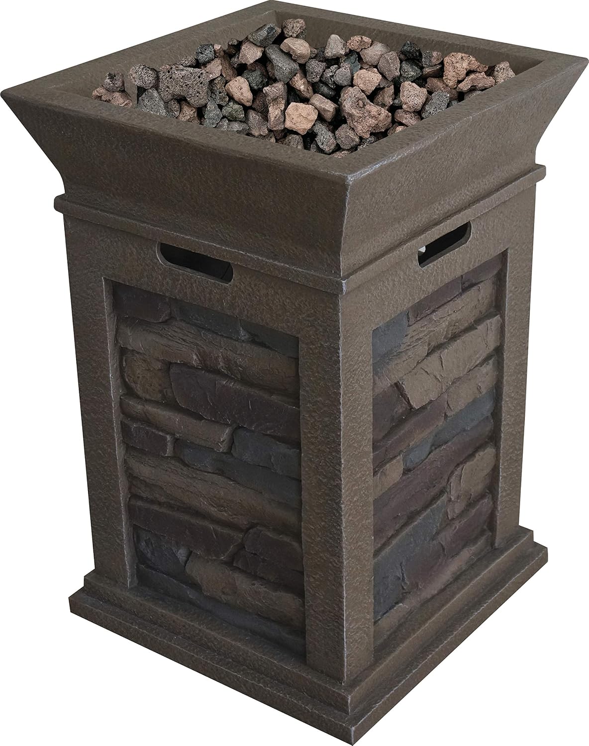 Buy Bond Manufacturing 67268 Alpine 19.5" Square 40,000 BTU Gas Fire ...