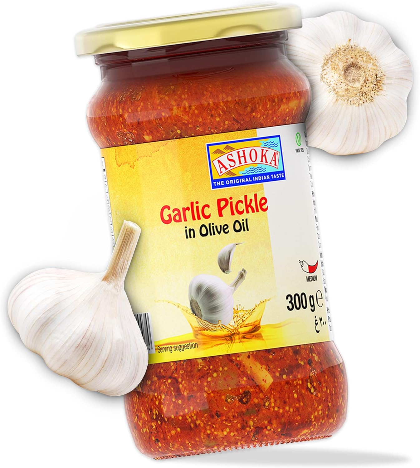 ASHOKA GARLIC PICKLE, 300 GM: Buy Online at Best Price in UAE - Amazon.ae
