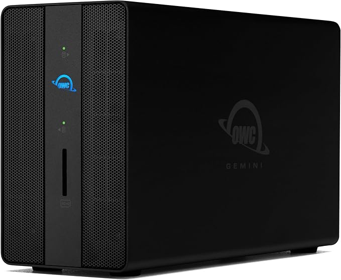 OWC Gemini Thunderbolt Dock and Dual Bay External RAID Storage ...