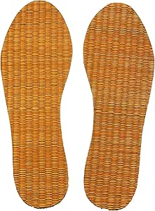 Amazon.com: Japanese Rush Grass Insoles That can be Cut to fit Shoes ...