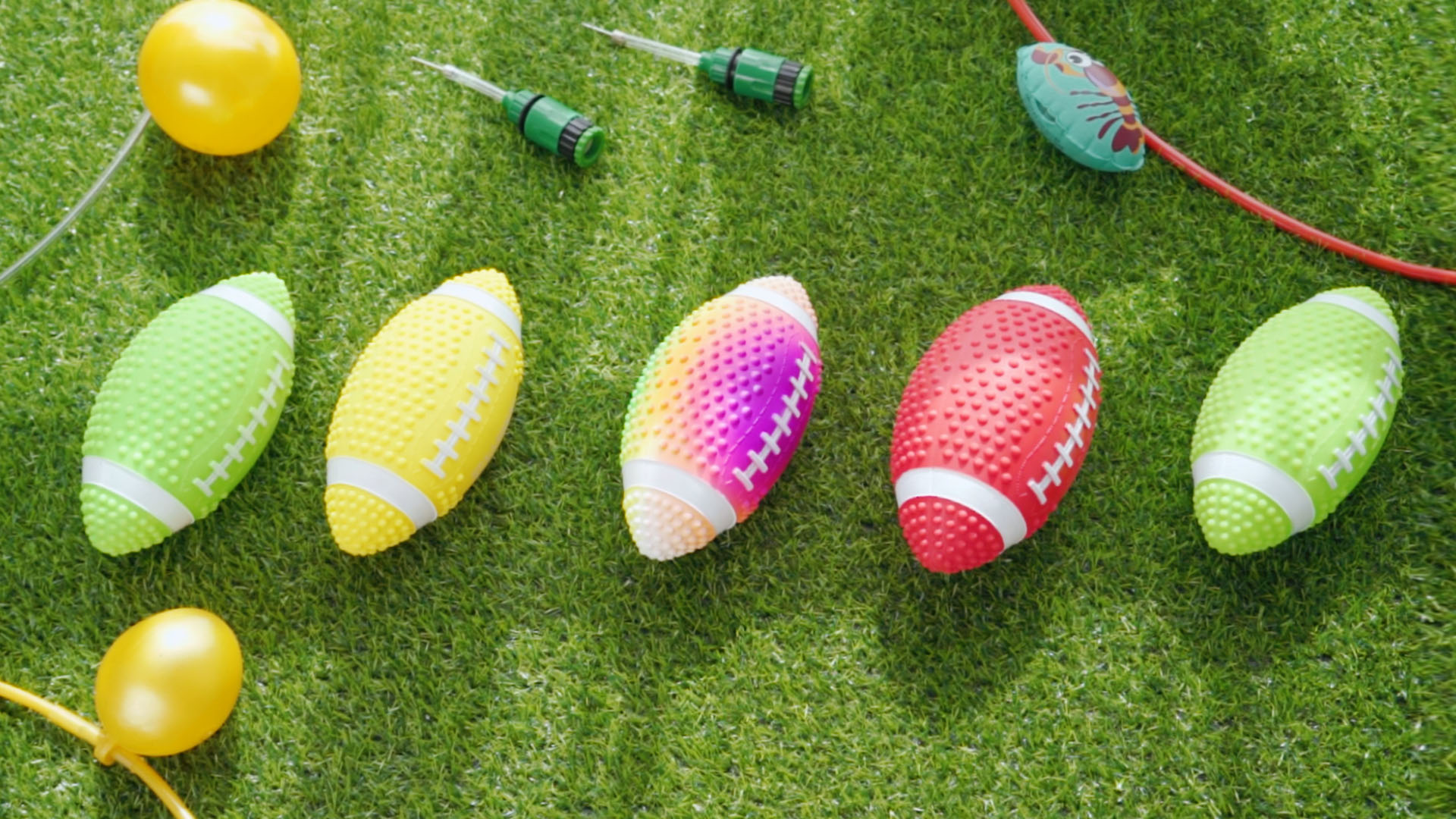 Watch Hiboom Swimming Pool Football ﹙Rainbow Color﹚ on Amazon Live