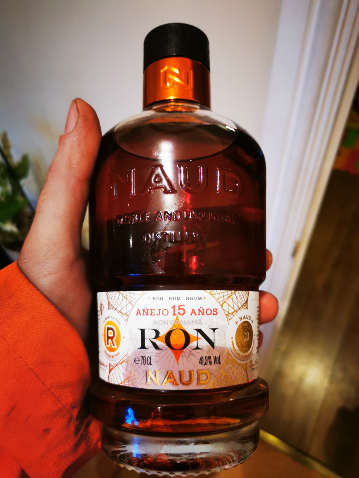 NAUD Rum Panama 15 ANOS, 41.3 Percent ABV, 70cl. Award Winning