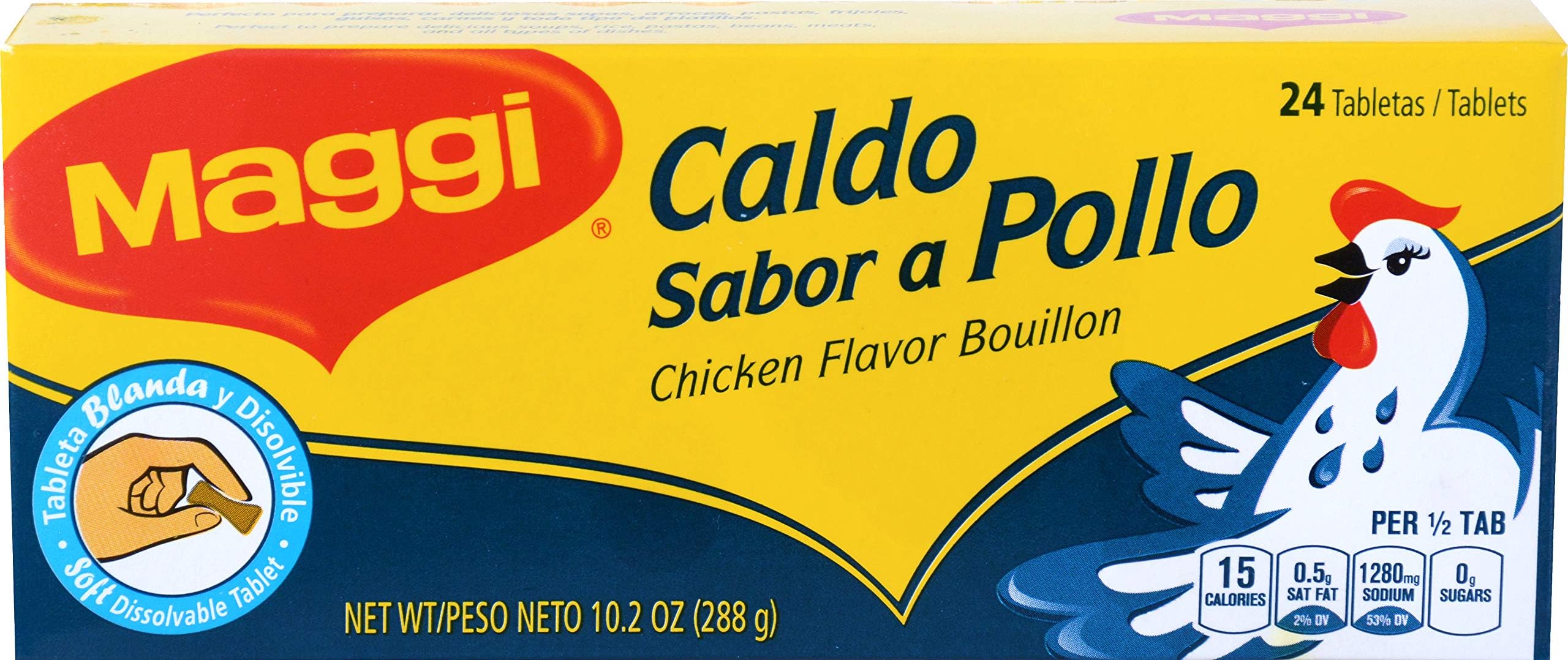 Amazon.com : Maggi Granulated Chicken Flavor Bouillon, 15.9 oz ...