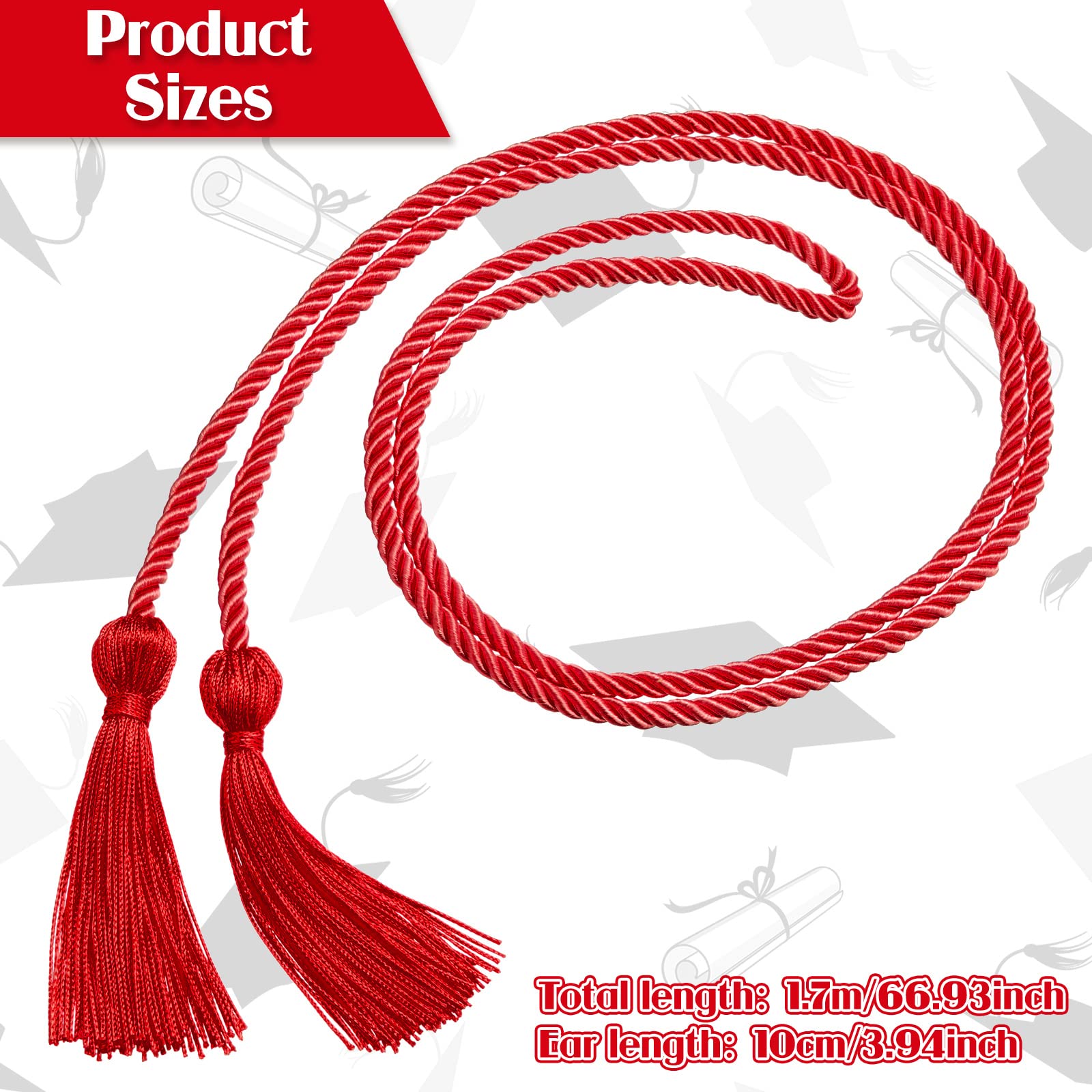 Snapklik.com : 20 Pieces Graduation Cords Bulk Graduation Tassel ...