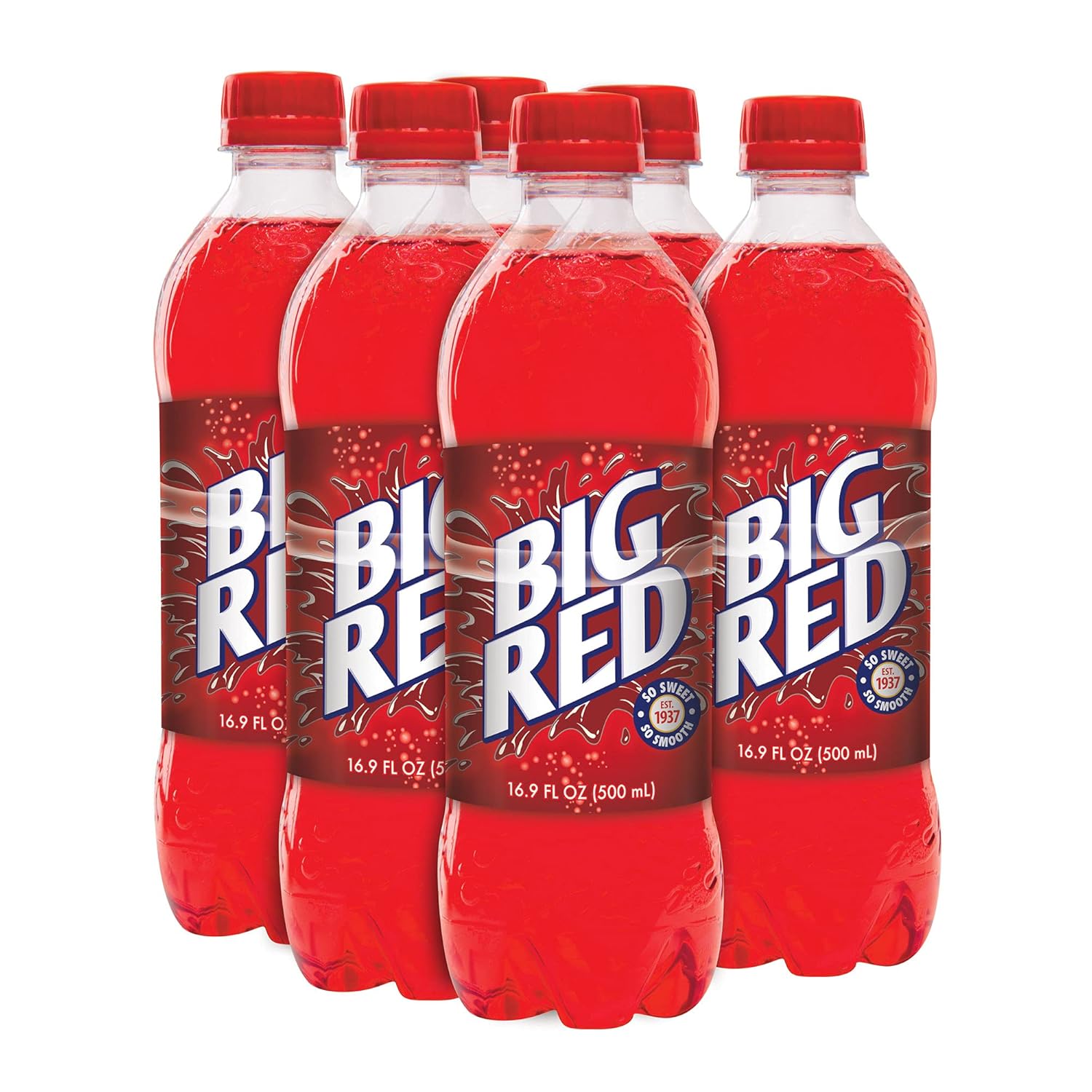 Amazon.com : Big Red Red Soda, 16.9 fl oz : Soda Soft Drinks : Grocery ...