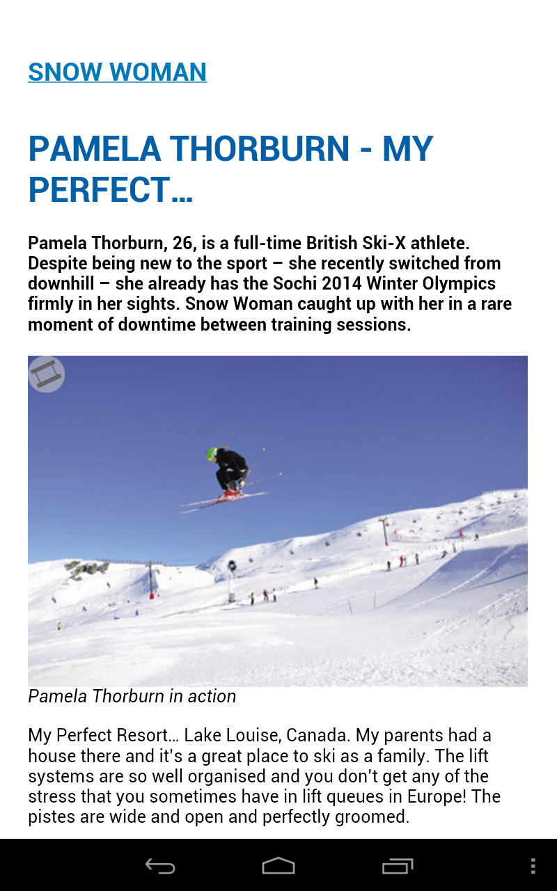 Snow Magazine:Amazon.com:Appstore for Android