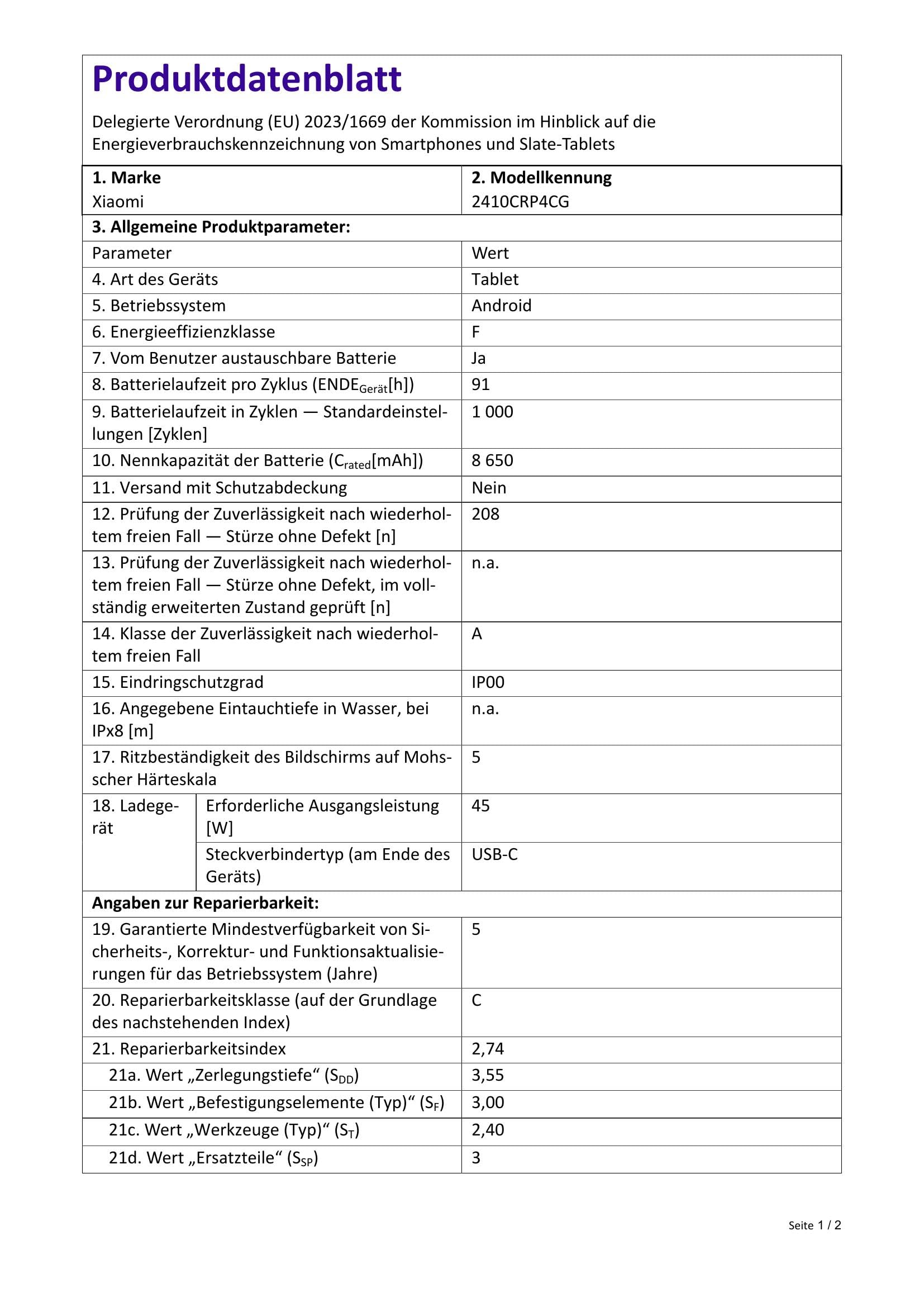 XIAOMI Poco Pad X1 8GB + 512GB - 3.2K 144Hz Display, Snapdragon 7+ Gen ...