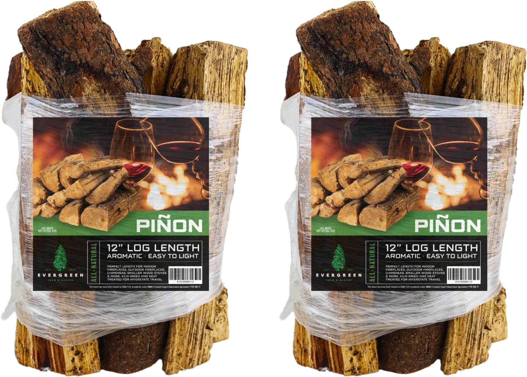 Amazon.com : MacLean's Aromatic Juniper and Pinon Mini Fire Logs, 1.5 ...