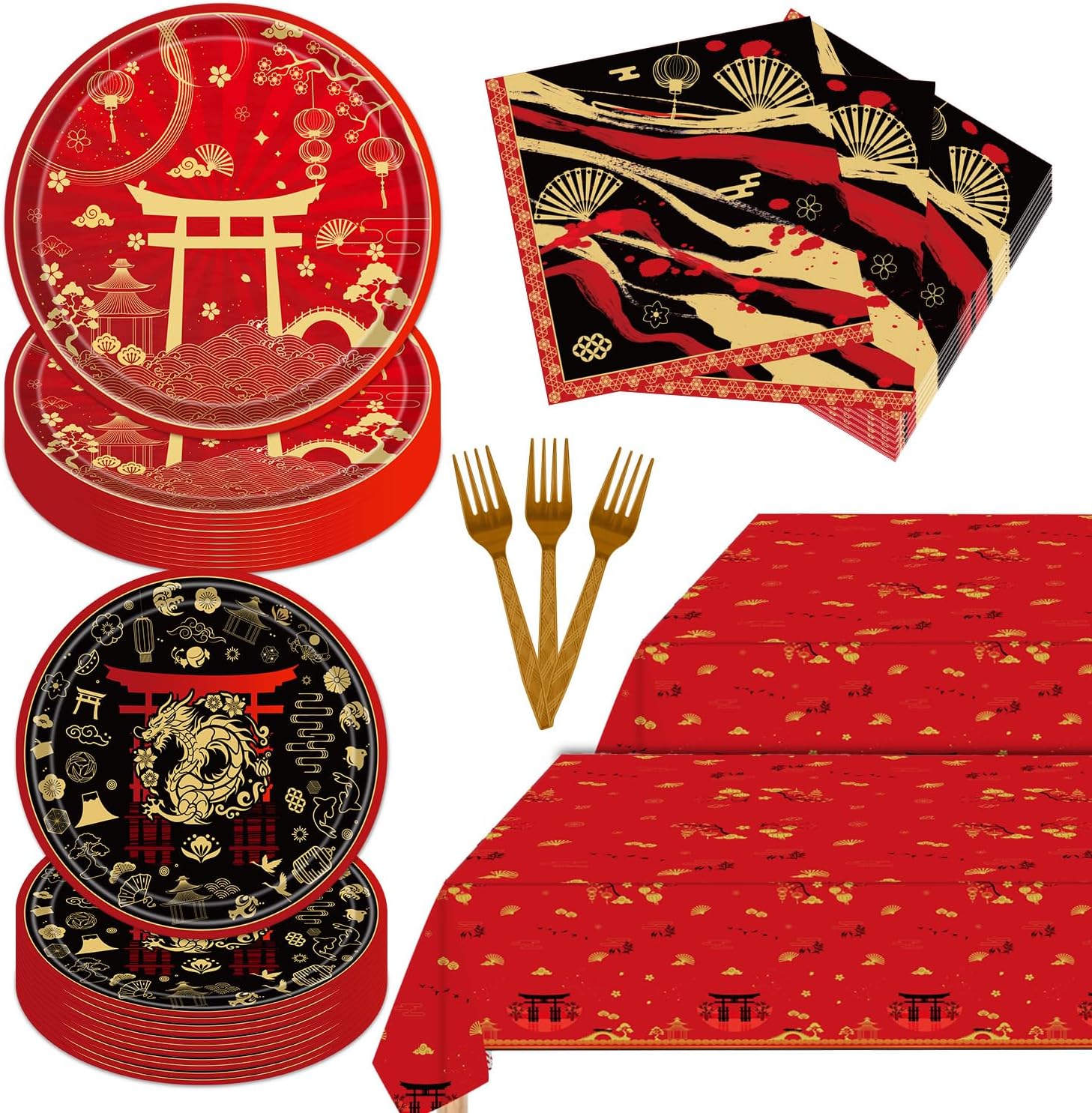 Amazon.com: Lovarywow Hibachi Birthday Party Decorations, 98PCS Hibachi ...