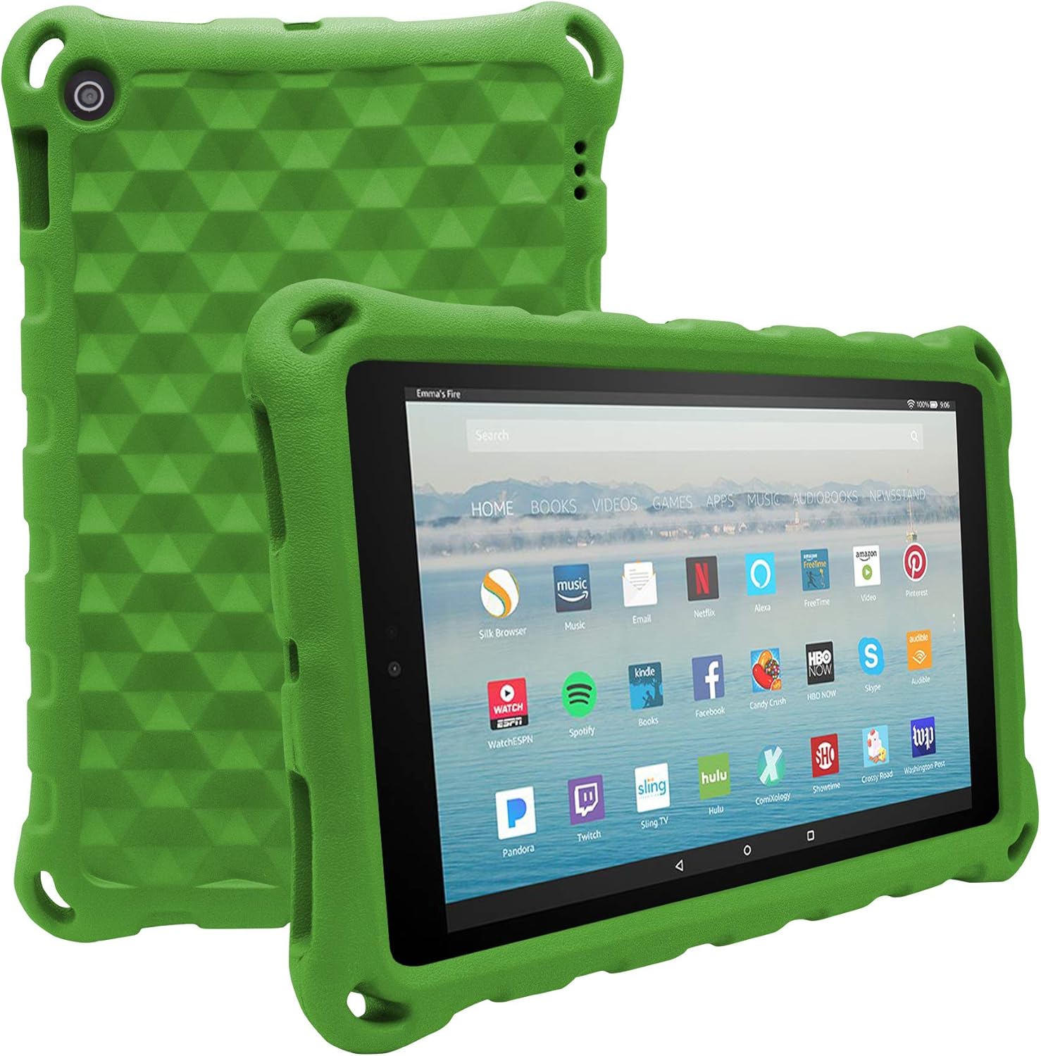 Amazon.com: Fire 7 Case,Fire 7 2019 Case,Snowwi Case - Kids Shock Proof ...