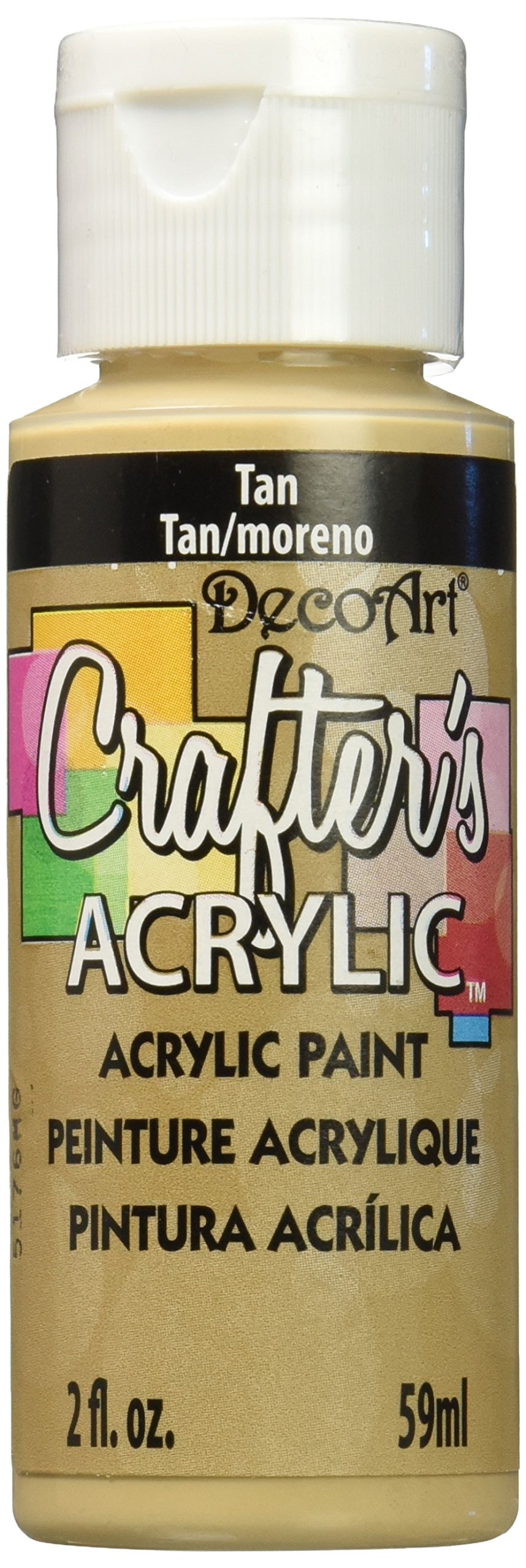 Amazon.com: DecoArt Crafter's Acrylic Paint, 2-Ounce, Tan