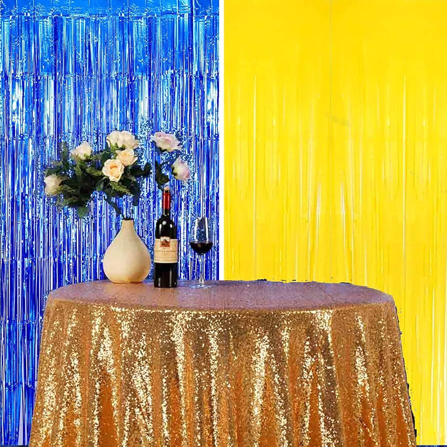 Yellow And Blue Graduation Decorations Pin On Graduation Party