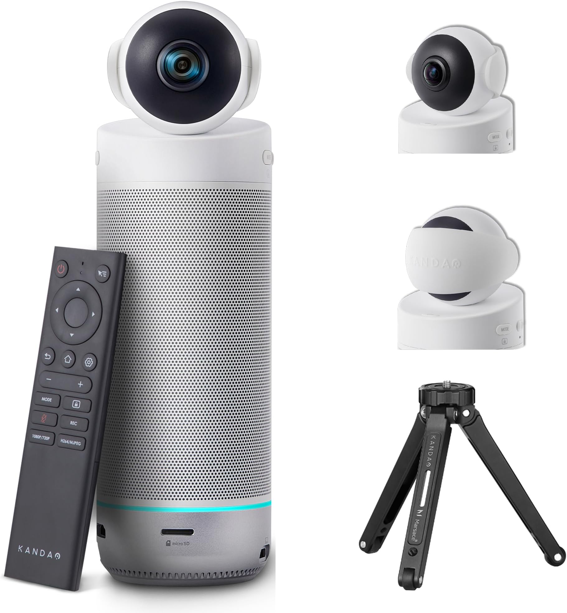 Amazon.com: KanDao Meeting S 180 Degree AI Video Conference Room Camera ...