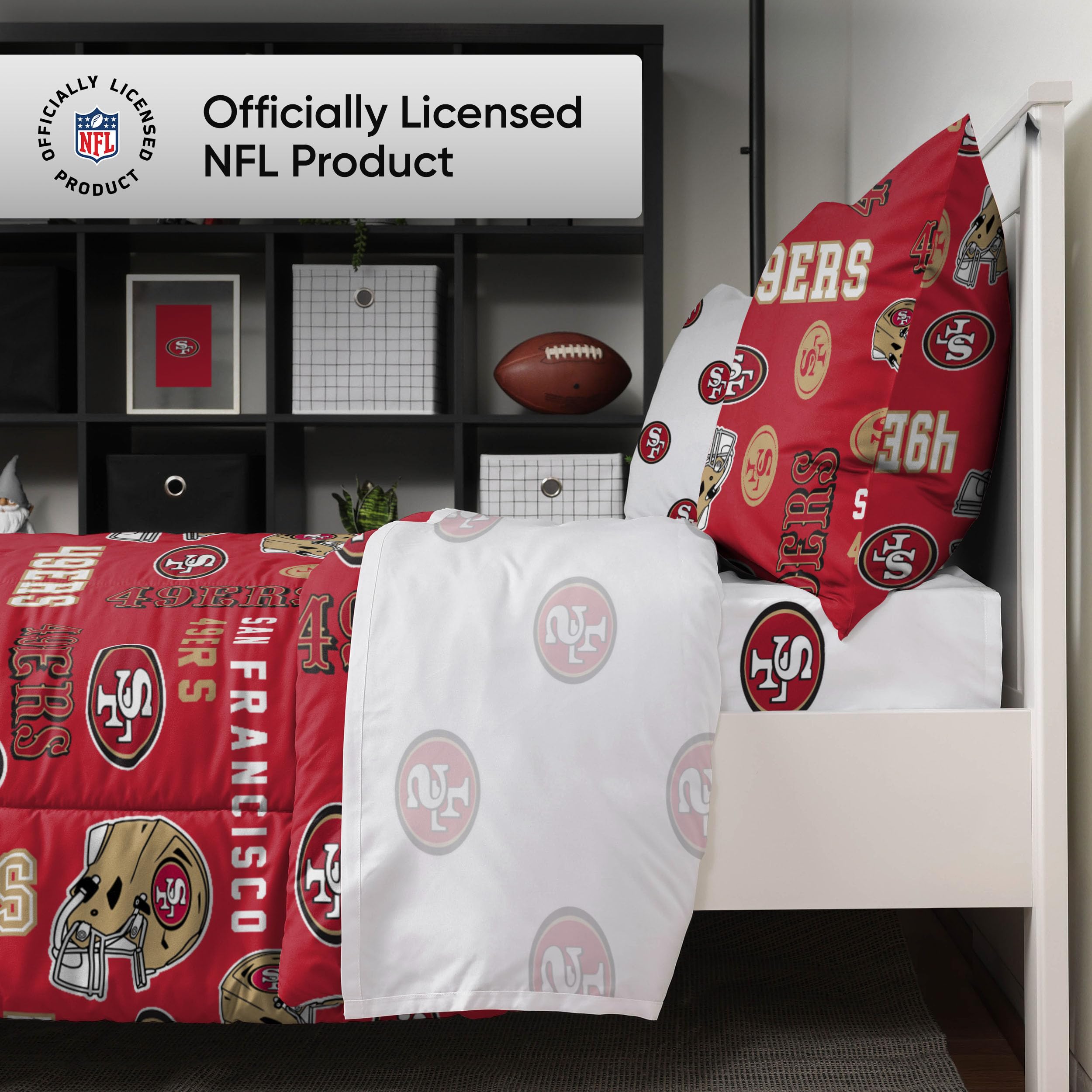 Snapklik.com : San Francisco 49ers NFL Team Color Bed In A Bag ...