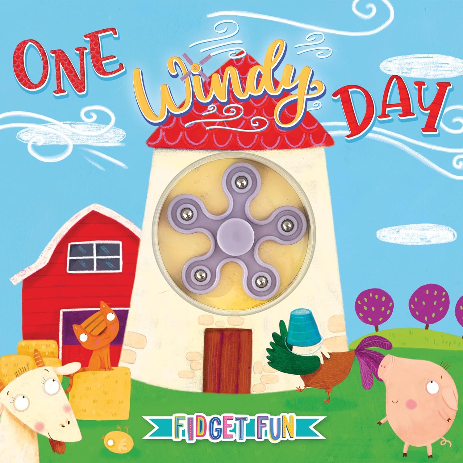Amazon.com: One Windy Day - Children's Sensory Storybook with Touch and ...