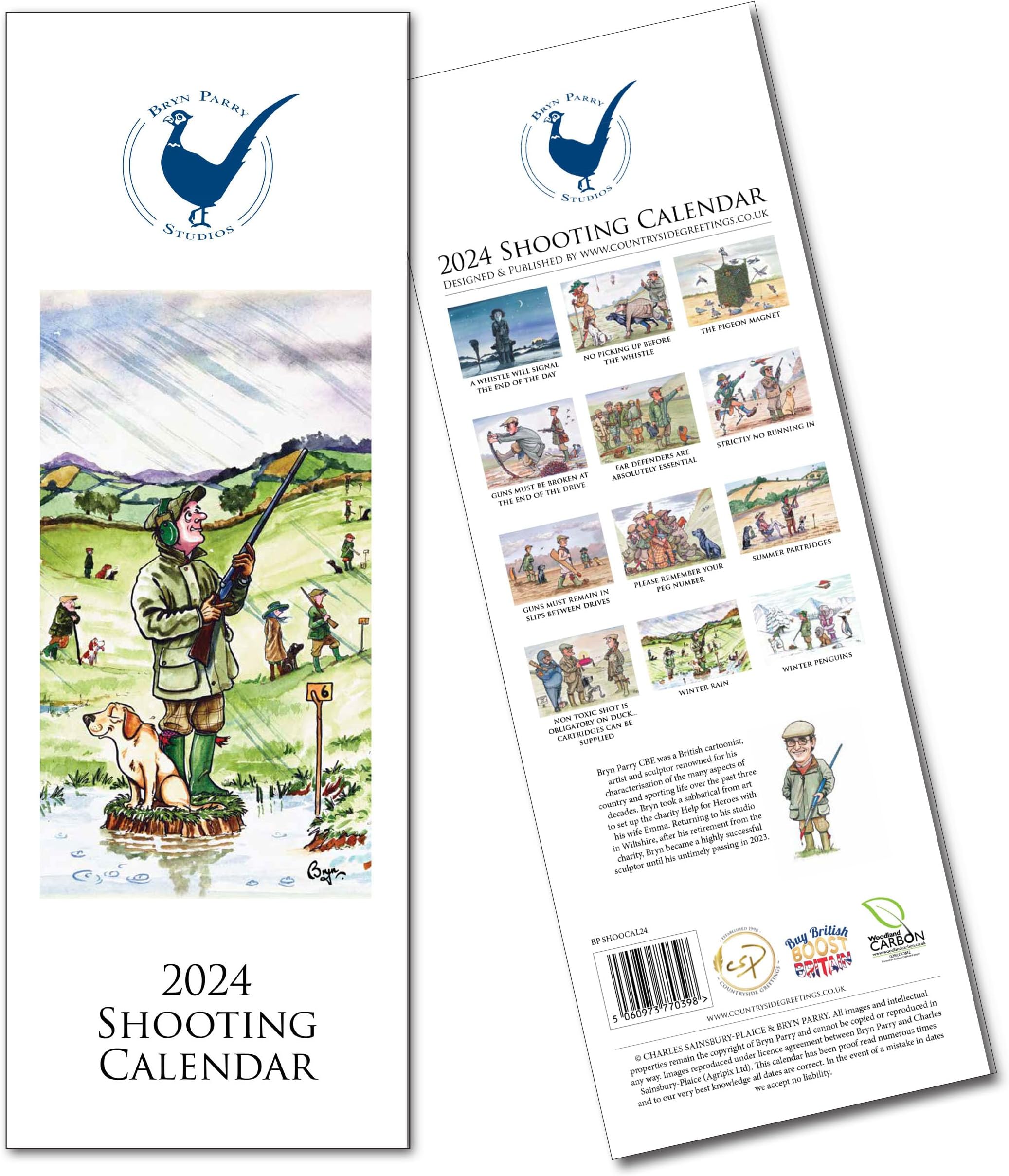Bryn Parry Shooting Calendar 2024 : Amazon.co.uk: Stationery & Office ...