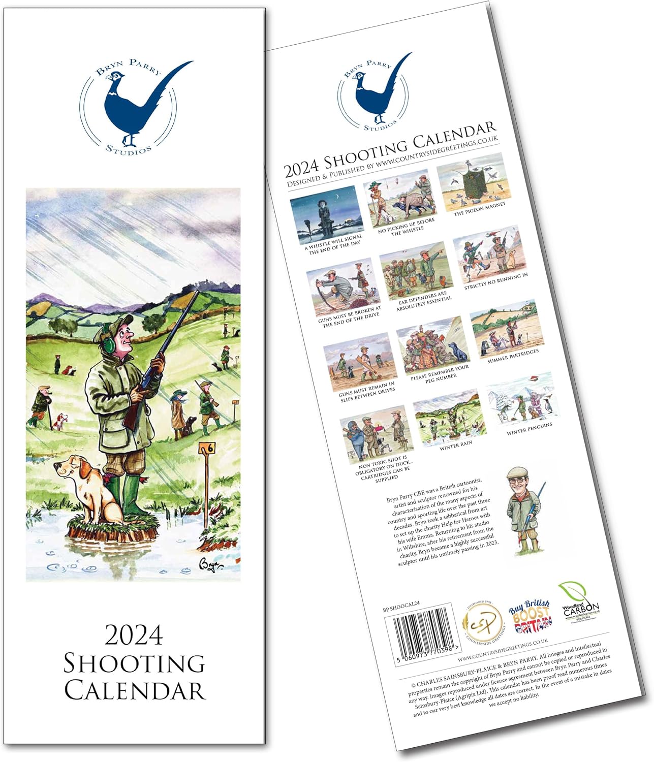 Bryn Parry Shooting Calendar 2024 : Amazon.co.uk: Stationery & Office ...