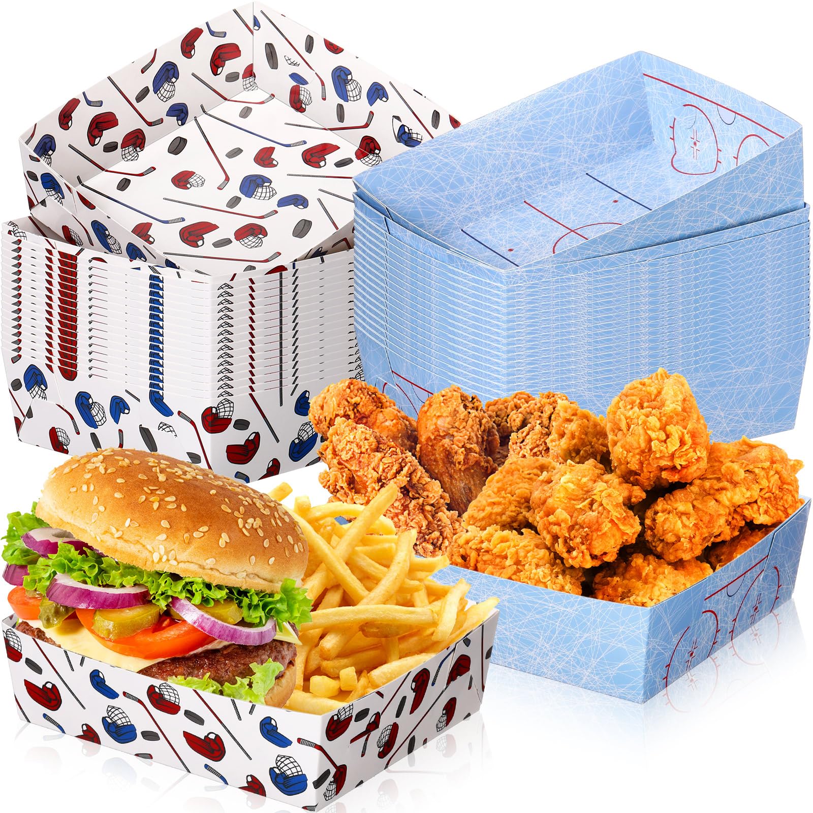 Amazon.com: 36 Pack Ice Hockey Theme Party Supplies 5 lb Ice Hockey ...