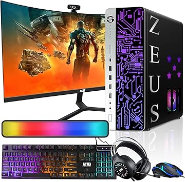 Amazon.com: TechMagnet HP G3 Gaming Desktop PC, Intel i7 6th Gen, GT 1030 2GB DDR5, 16GB RAM ...