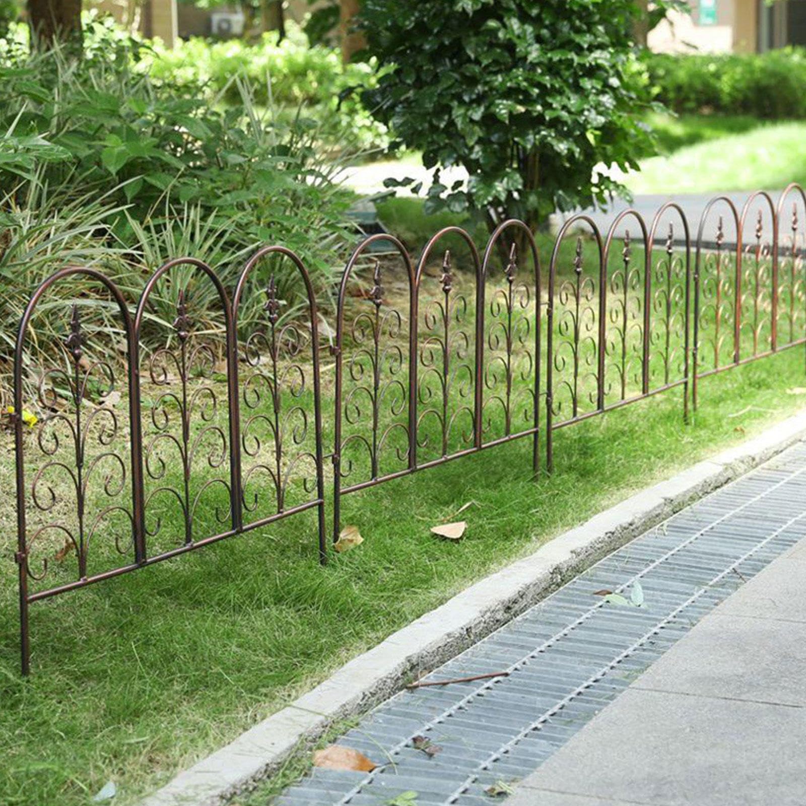 Small Iron Garden Fence Designs Iron Garden Fence Panels Decorative