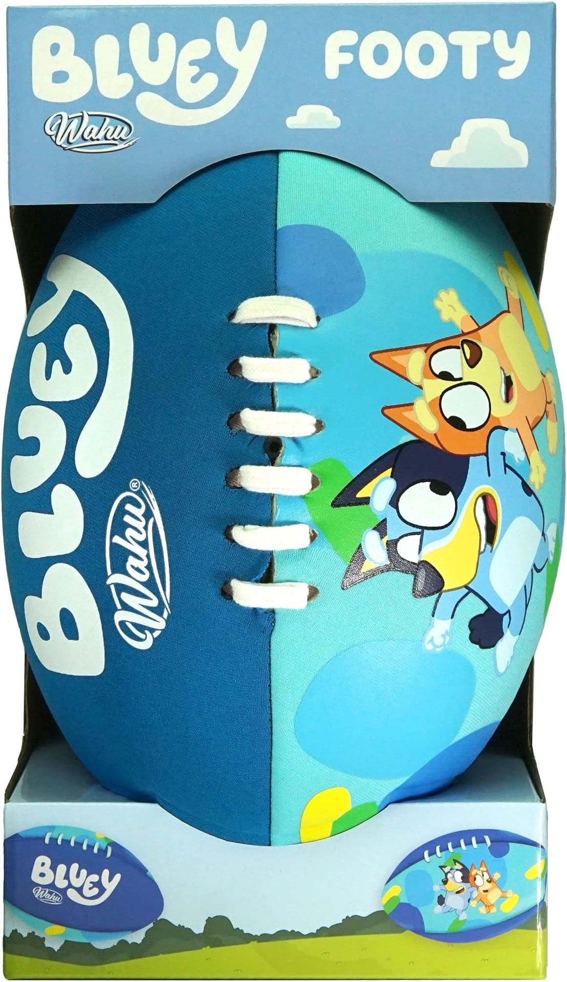 Wahu Bluey Footy Ball, Multicolored : Amazon.com.au: Sports, Fitness ...