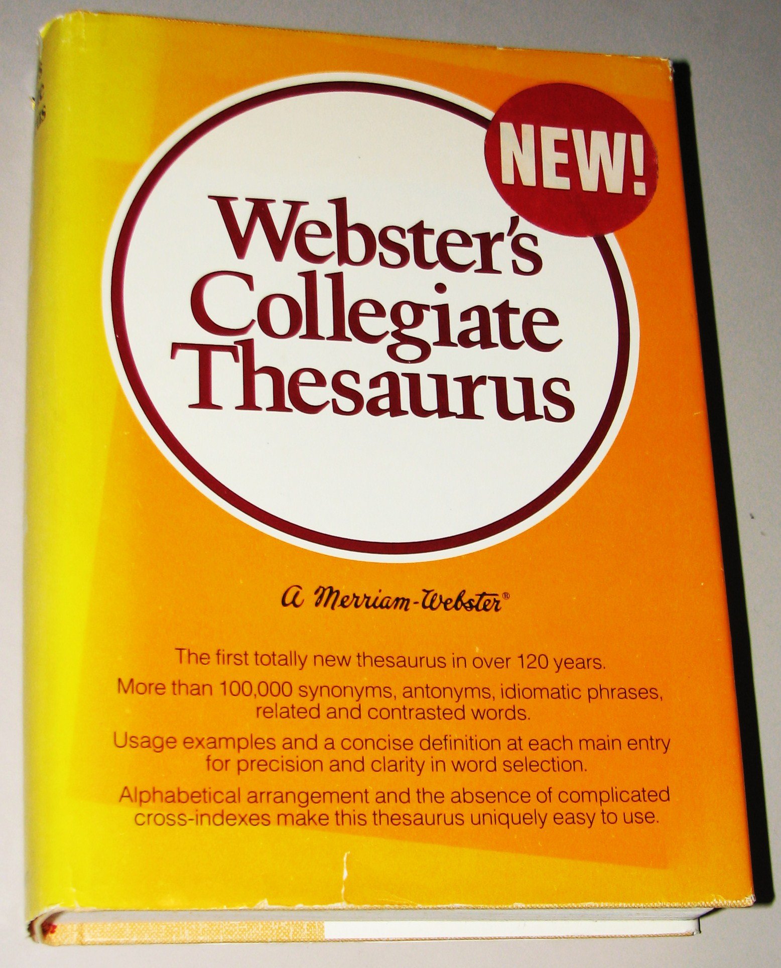 Amazon | Webster's Collegiate Thesaurus | Merriam-Webster ...