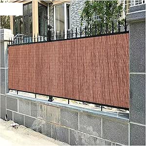 Amazon.com : yeSQMI Decor Balcony Privacy Screen Fence, Bamboo Fence ...