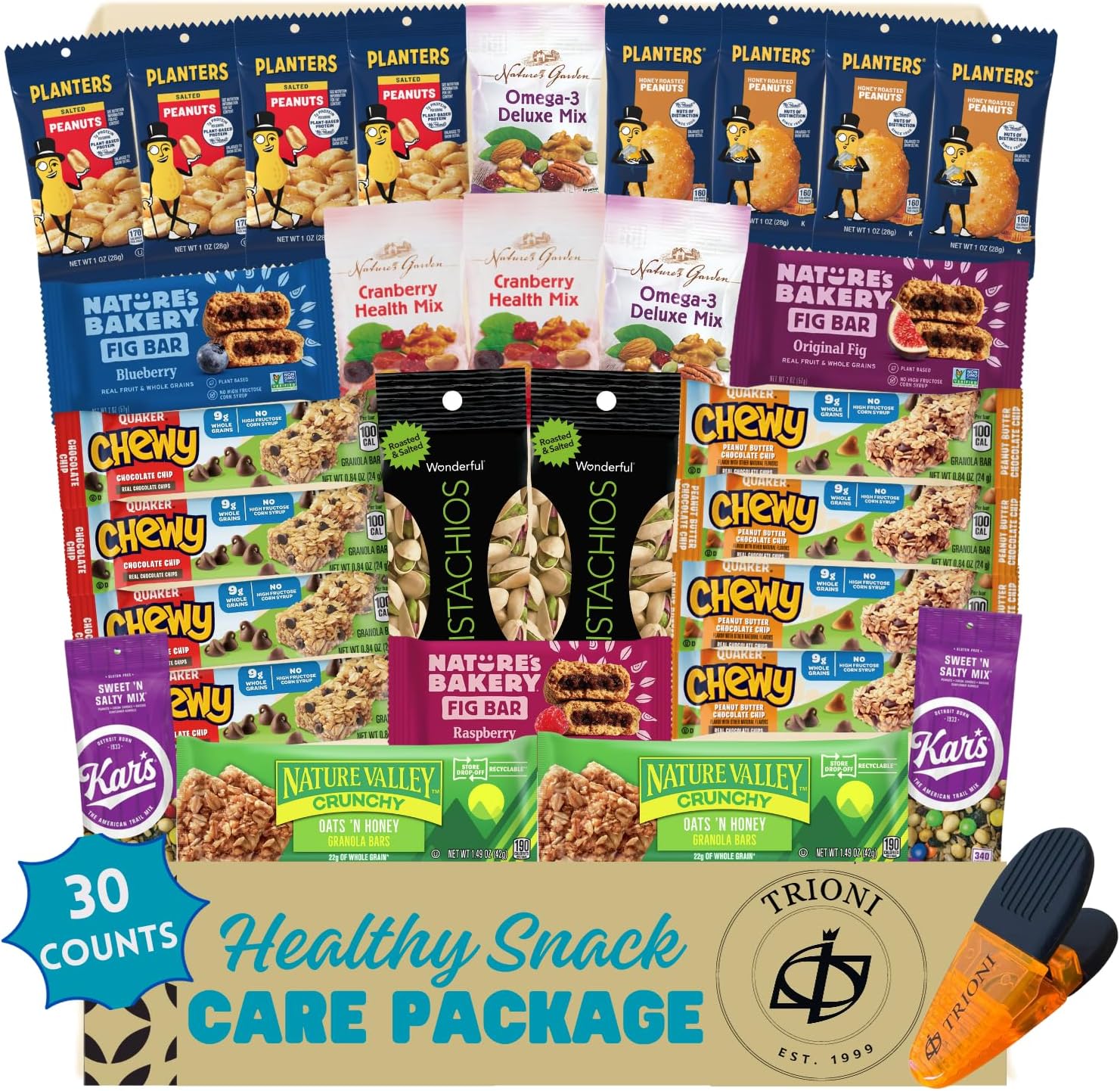 Amazon.com: Healthy Snacks for Kids and Adults - 30 total count of ...