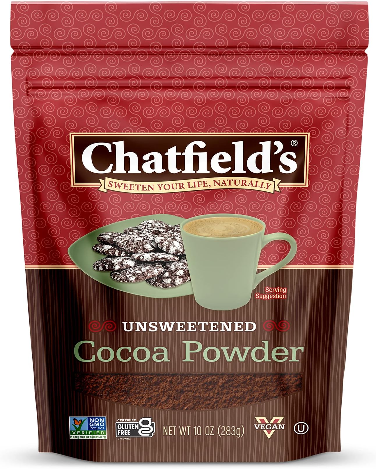 Amazon.com : Chatfield's Cocoa Powder Unsweetened - Vegan and Gluten ...