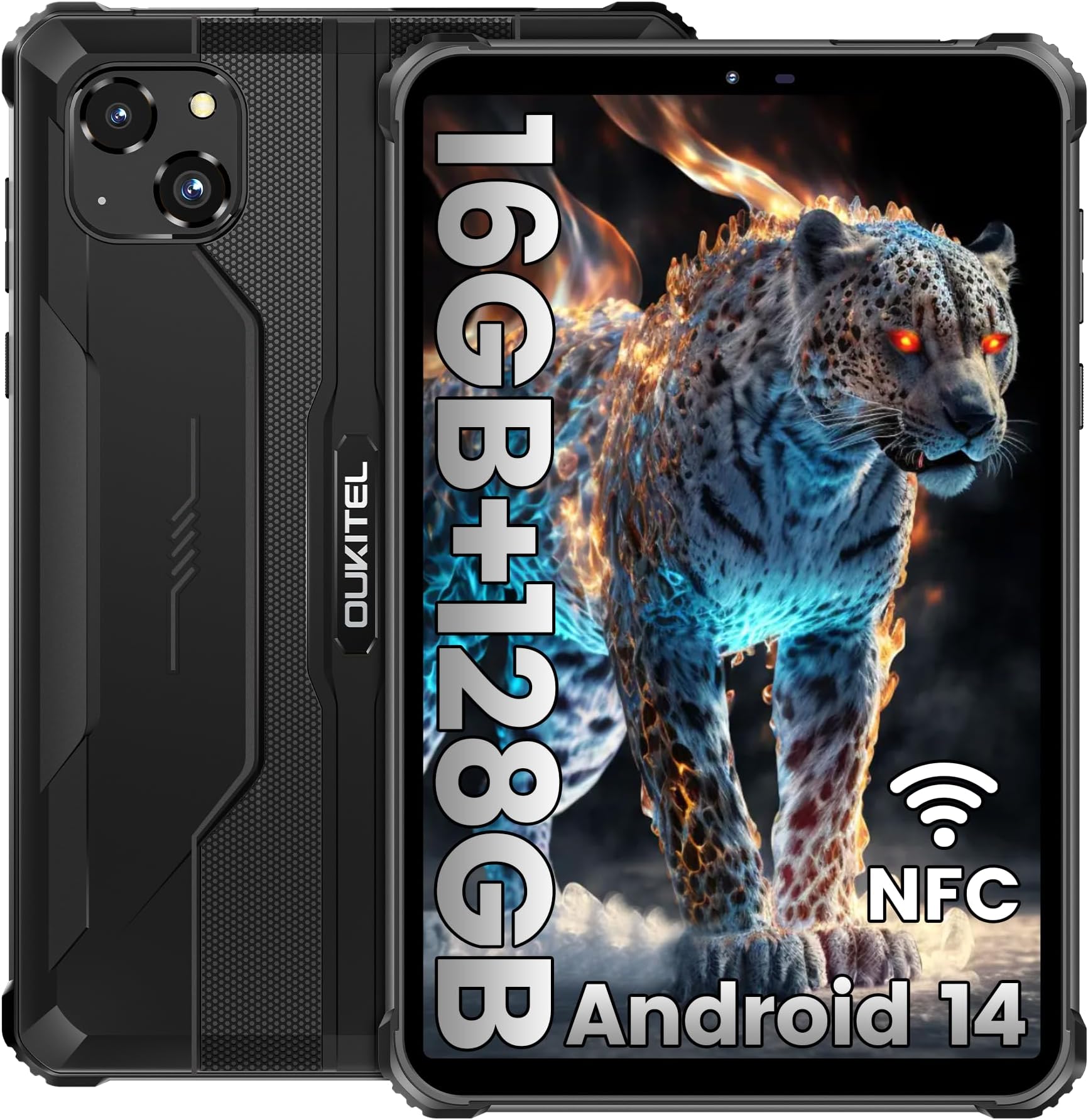 Amazon.com : OUKITEL RT3 Pro Rugged Tablet - 16GB+128GB 1TB Expandable ...