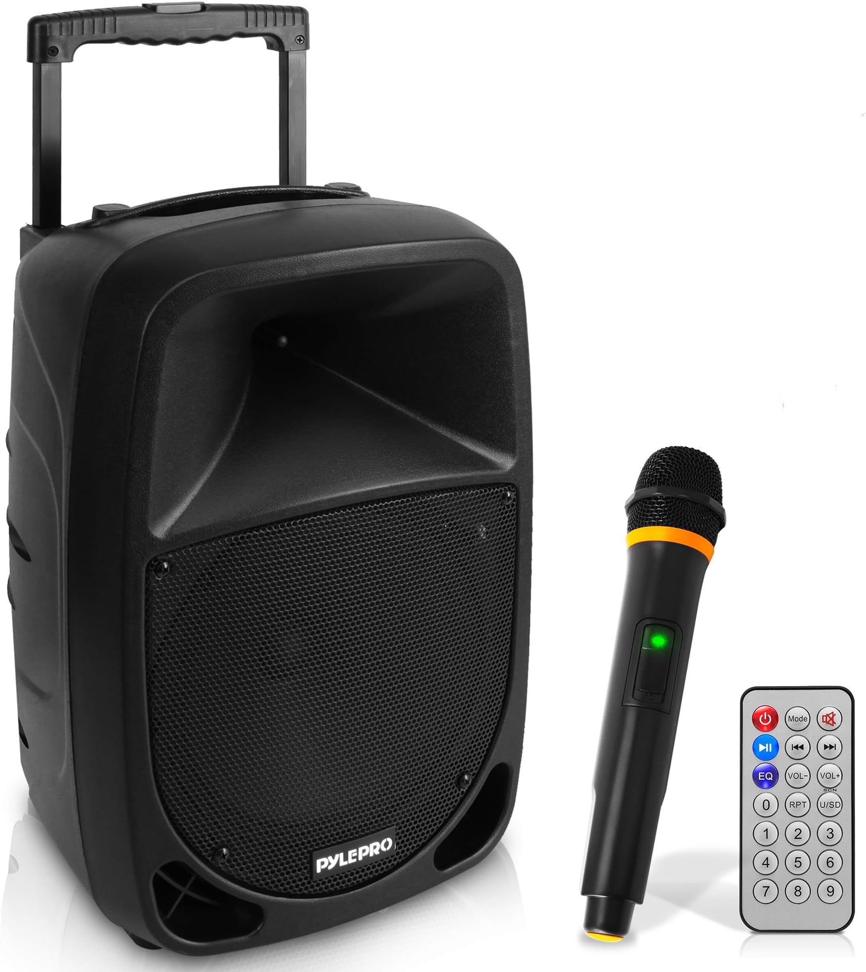 Pyle PA Music Box, Party Box, Portable Karaoke Machine with Microphone ...