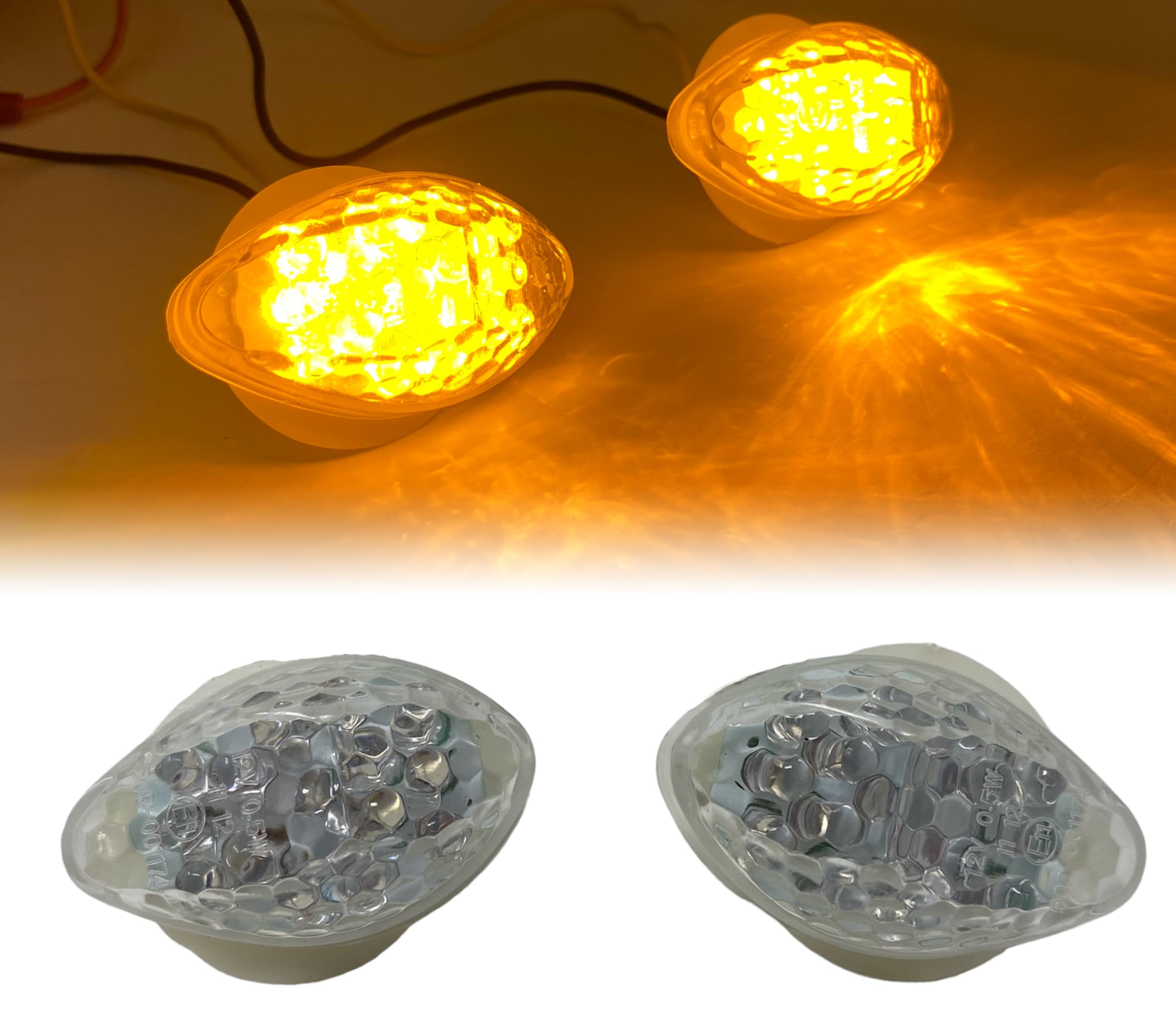 Flush Mounted Led Turn Signals Clear T3 Front Switchback LED Turn