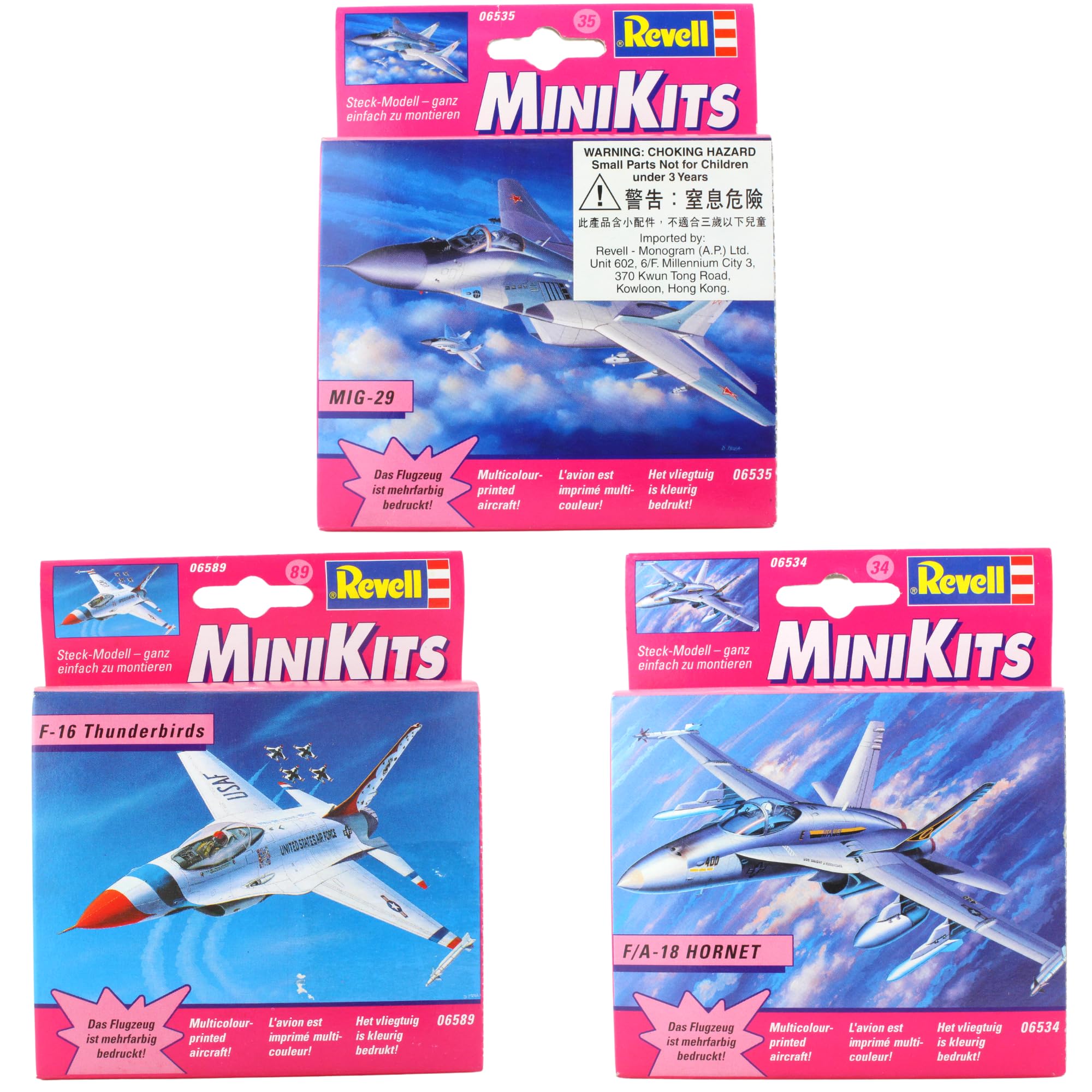 Toptoys2u Bargain Bundlesrevell Minikits Model Plane Buildable Sets Pre ...