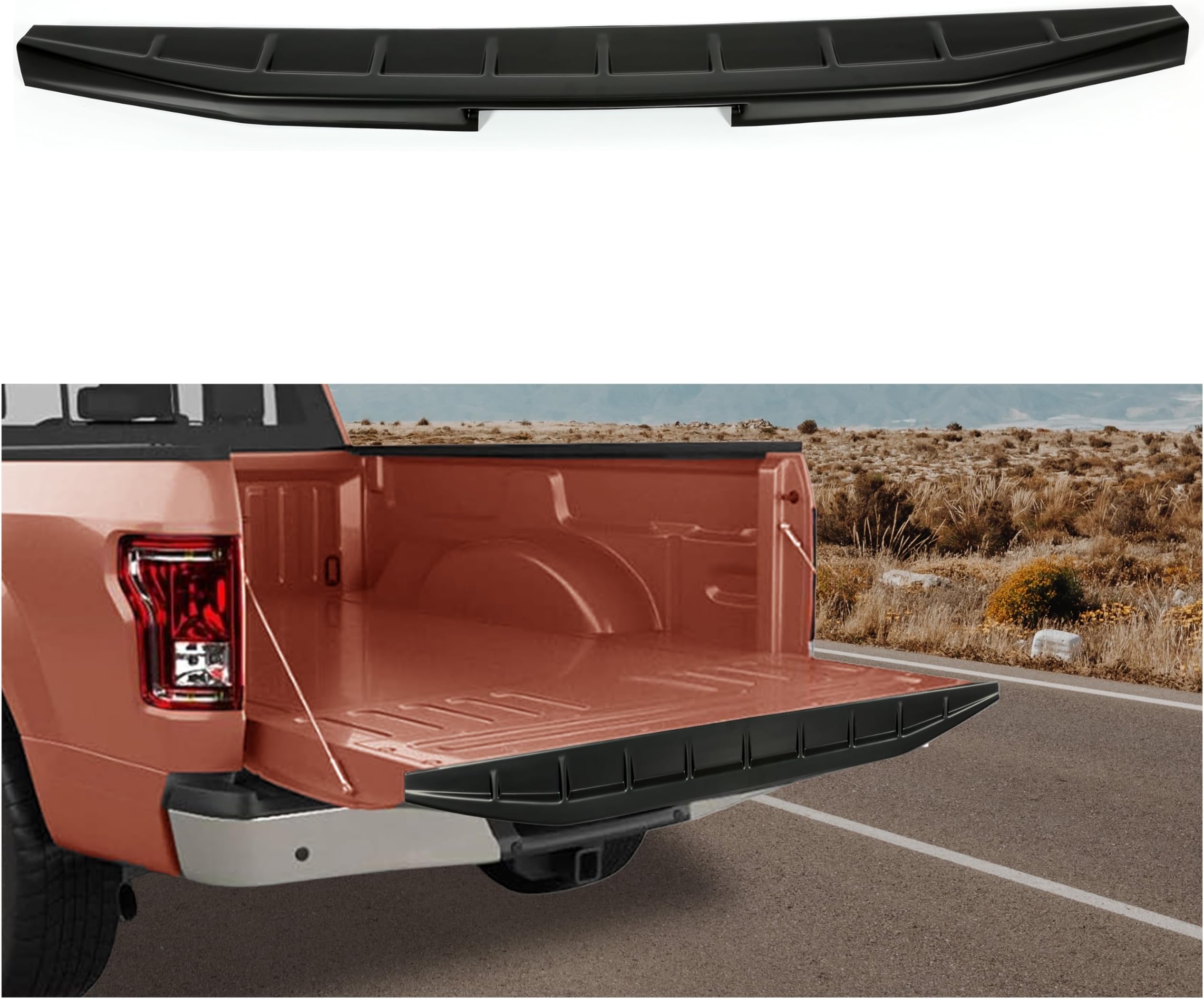 Amazon.com: HECASA Tailgate Spoiler Cover Compatible with 2015-2020 ...