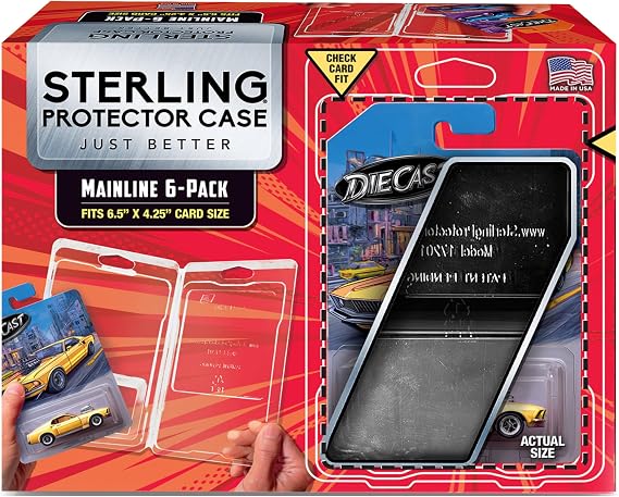 Amazon.com: Sterling Protector Case Model 17201 Mainline 6 Pack in Gift ...