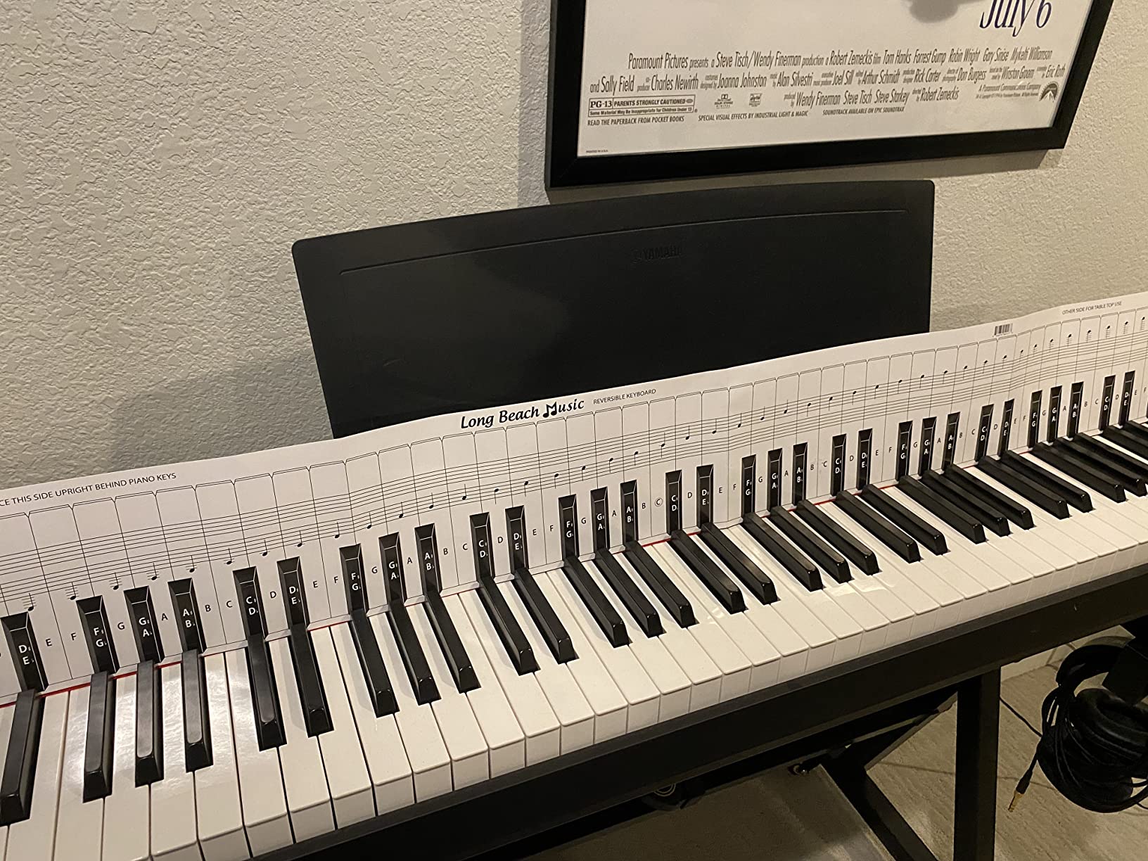 $2/mo - Finance Practice Keyboard & Note Chart for Behind the Piano ...