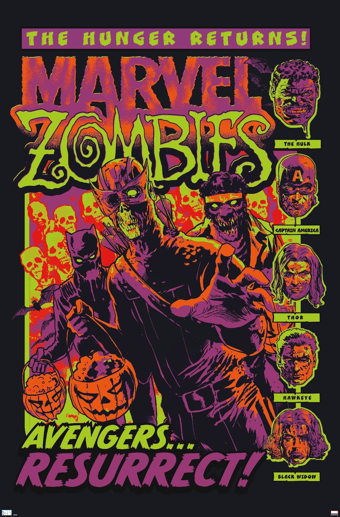 Ilustraciones De Zombies De Marvel